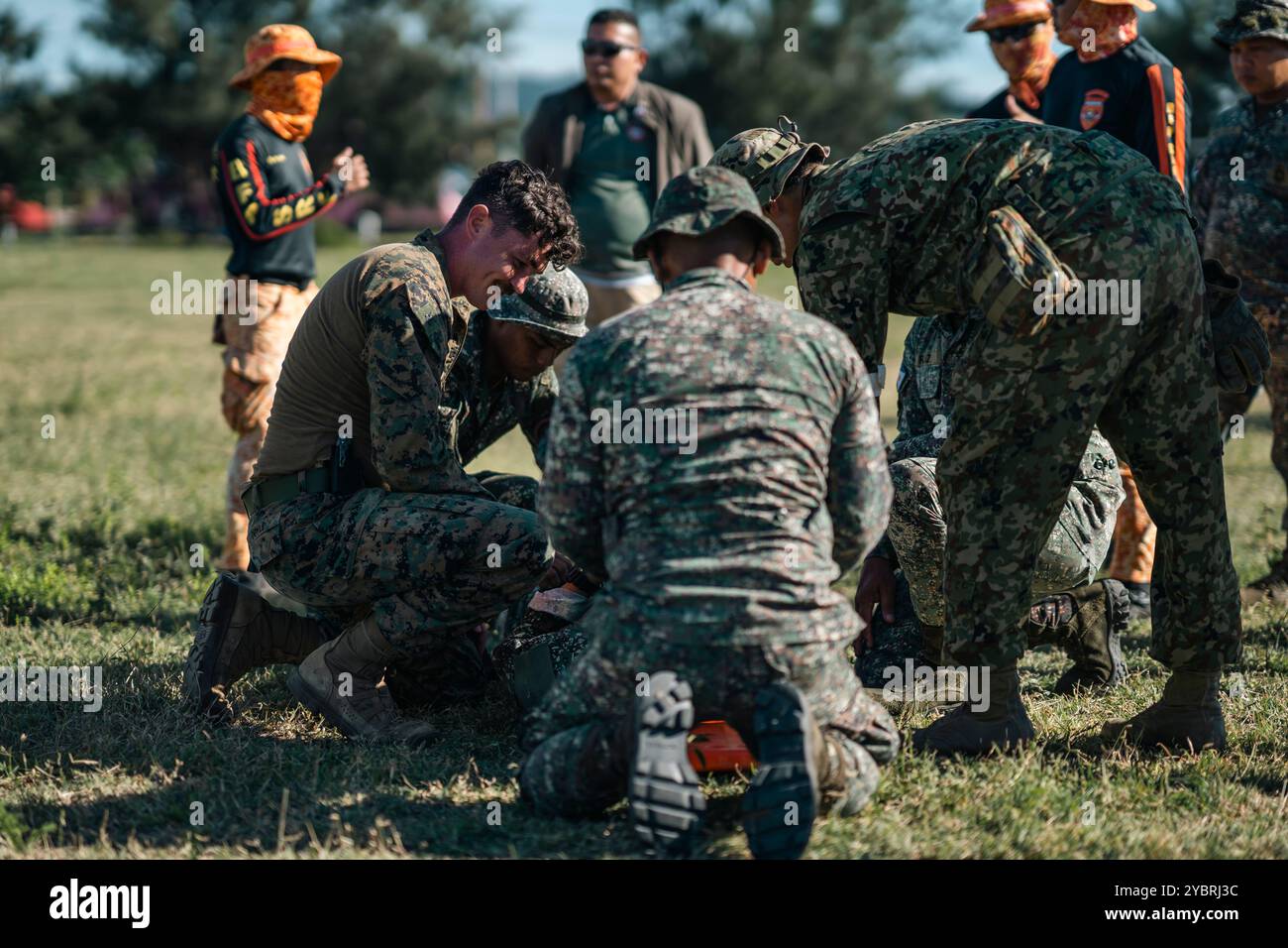 U.S. Navy Hospital Corpsman 1st Class David Doyle, a preventative ...