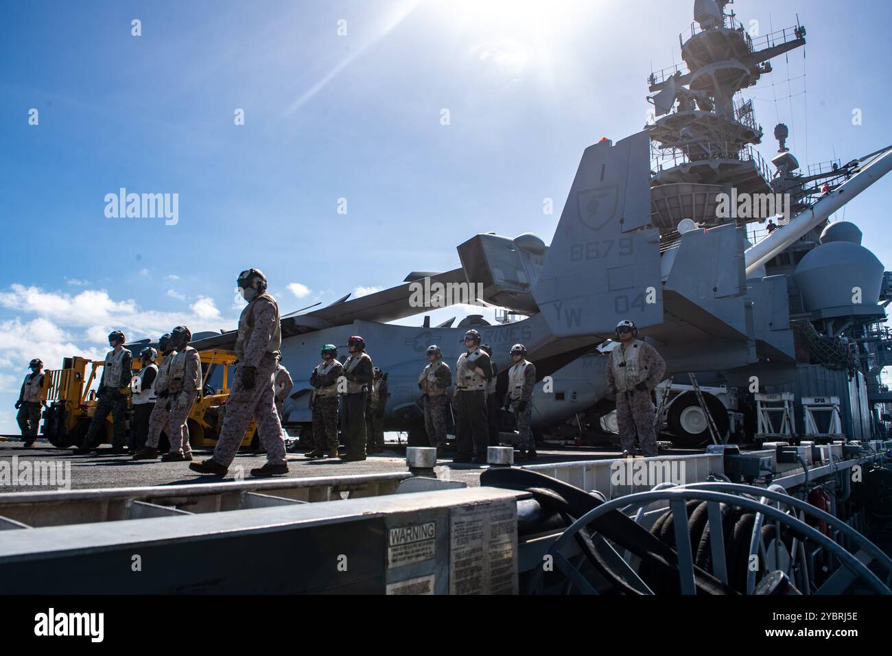 PHILIPPINE SEA (Oct. 17, 2024) U.S. Marines assigned to the Combat ...