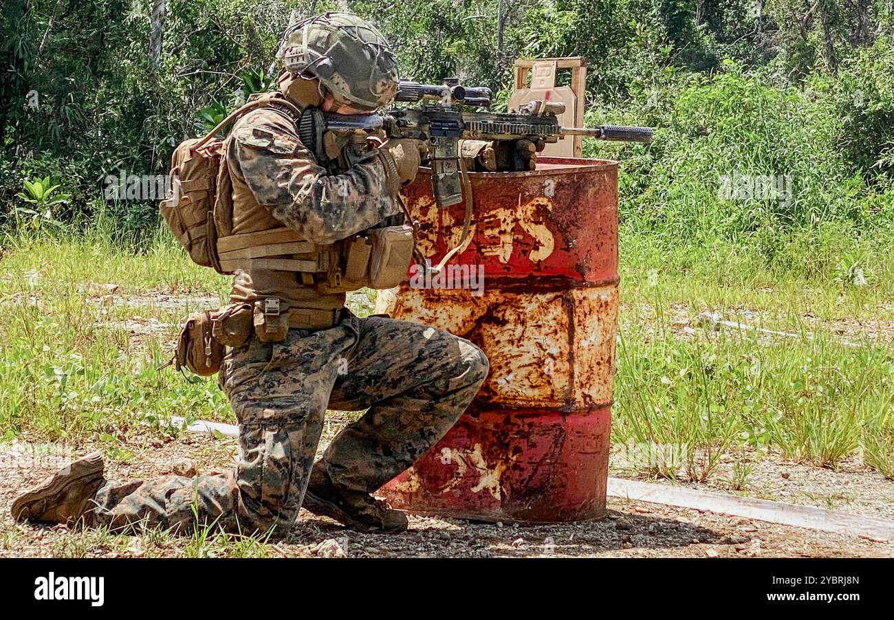 U.S. Marine Corps Cpl. Joshua Long, a rocketeer assigned to Bravo ...