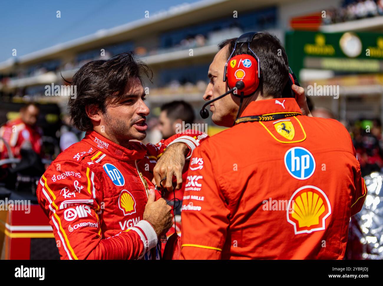 Austin, Texas - October 19th, 2024: Carlos Sainz, driver of the #55 ...