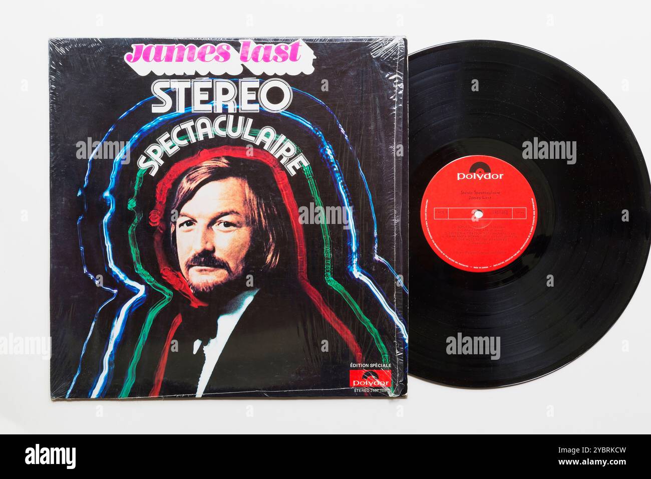 James Last Stereo Spectaculaire 33 1/3 rpm long play record album cover and vinyl recording ...