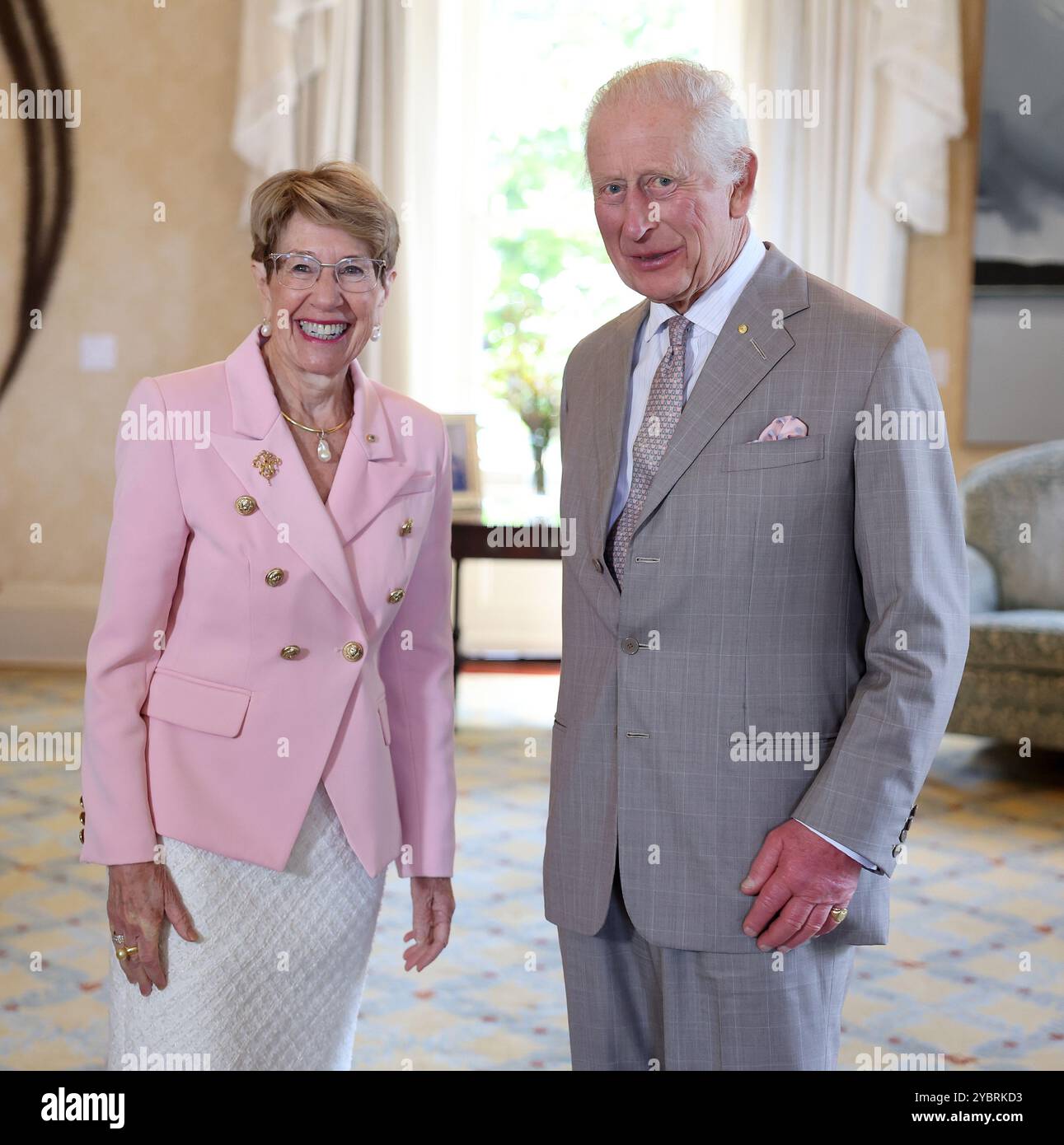King Charles III receives Margaret Beazley, the Governor of New South ...