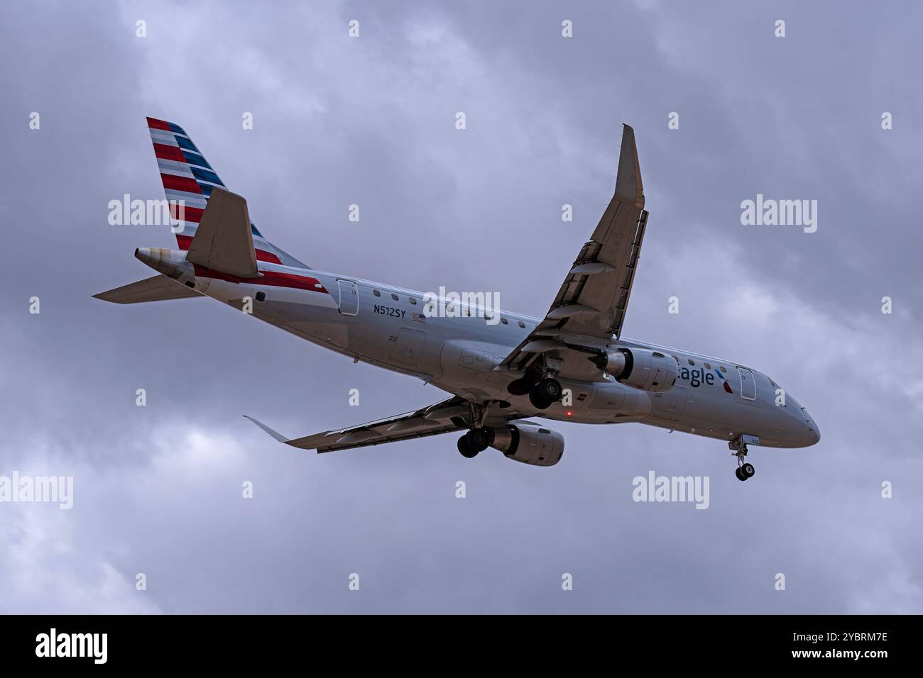 El Paso Intl. Airport 10-19-24 El Paso TX USA American Eagle Embraer ...