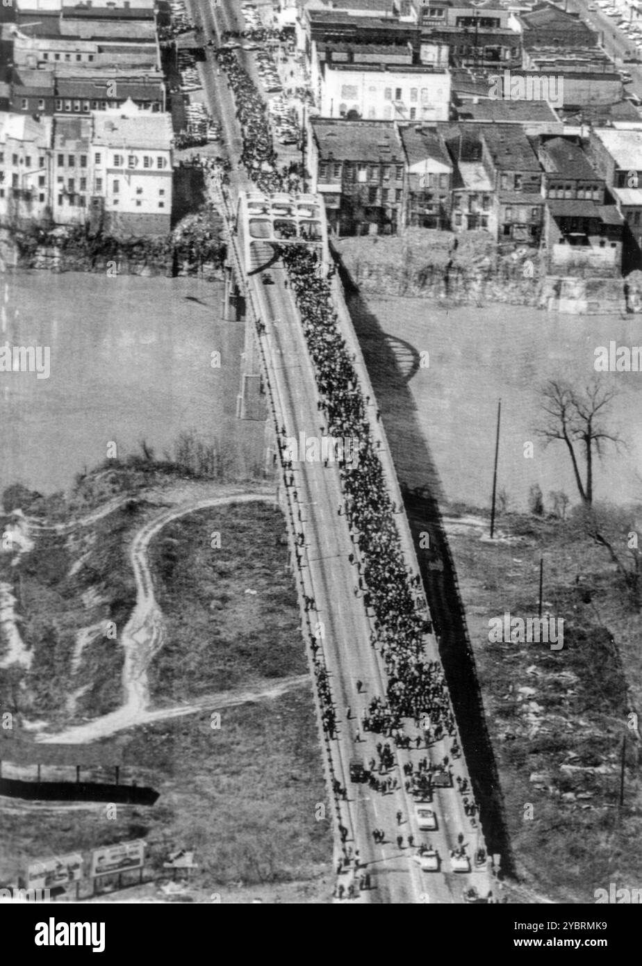 Two weeks after Bloody Sunday, the marchers, this time with federal ...