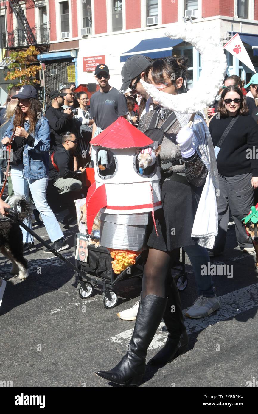 Dog in rocket costume as the Tompkins Square Halloween Dog Parade 2024 ...