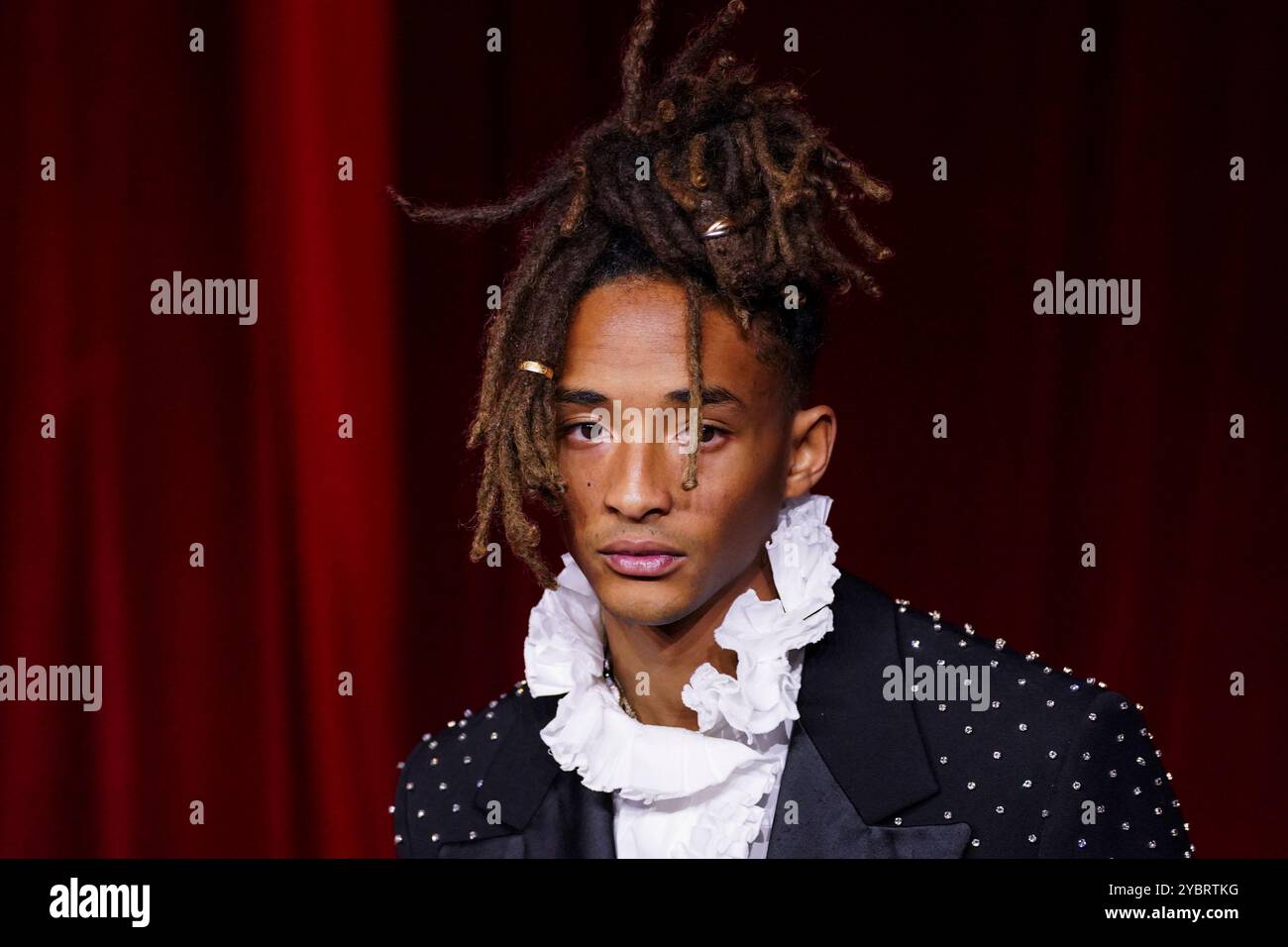 Jaden Smith arrives at the fourth annual Academy Museum Gala on ...