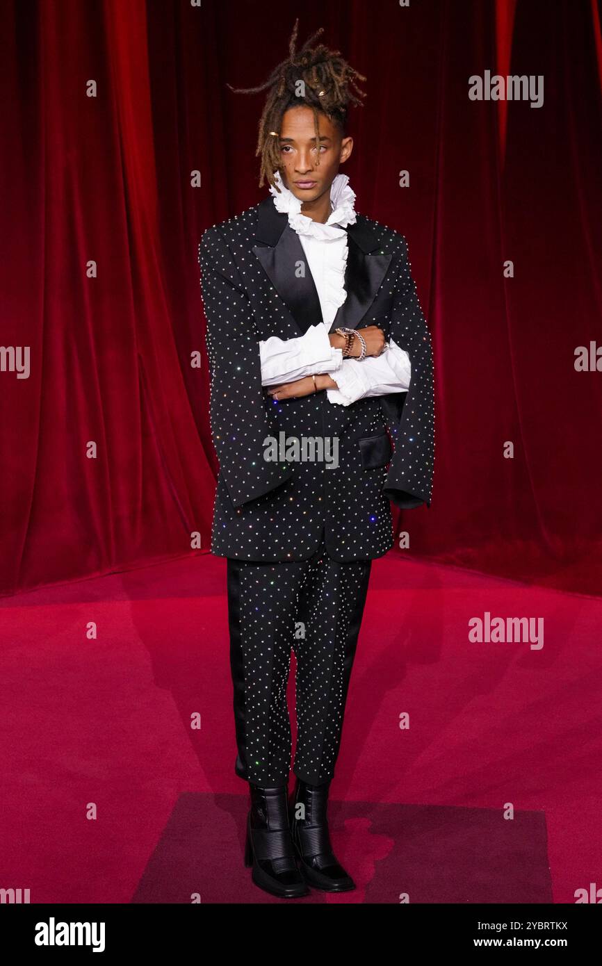 Jaden Smith arrives at the fourth annual Academy Museum Gala on ...