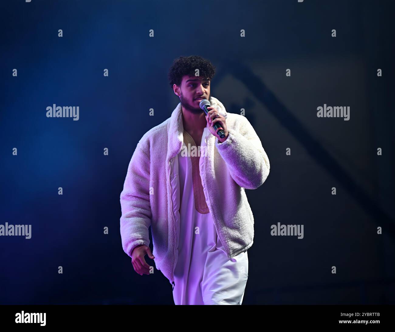 LONDON, ENGLAND: 19th October 2024: Amin Davis performs at the Global ...