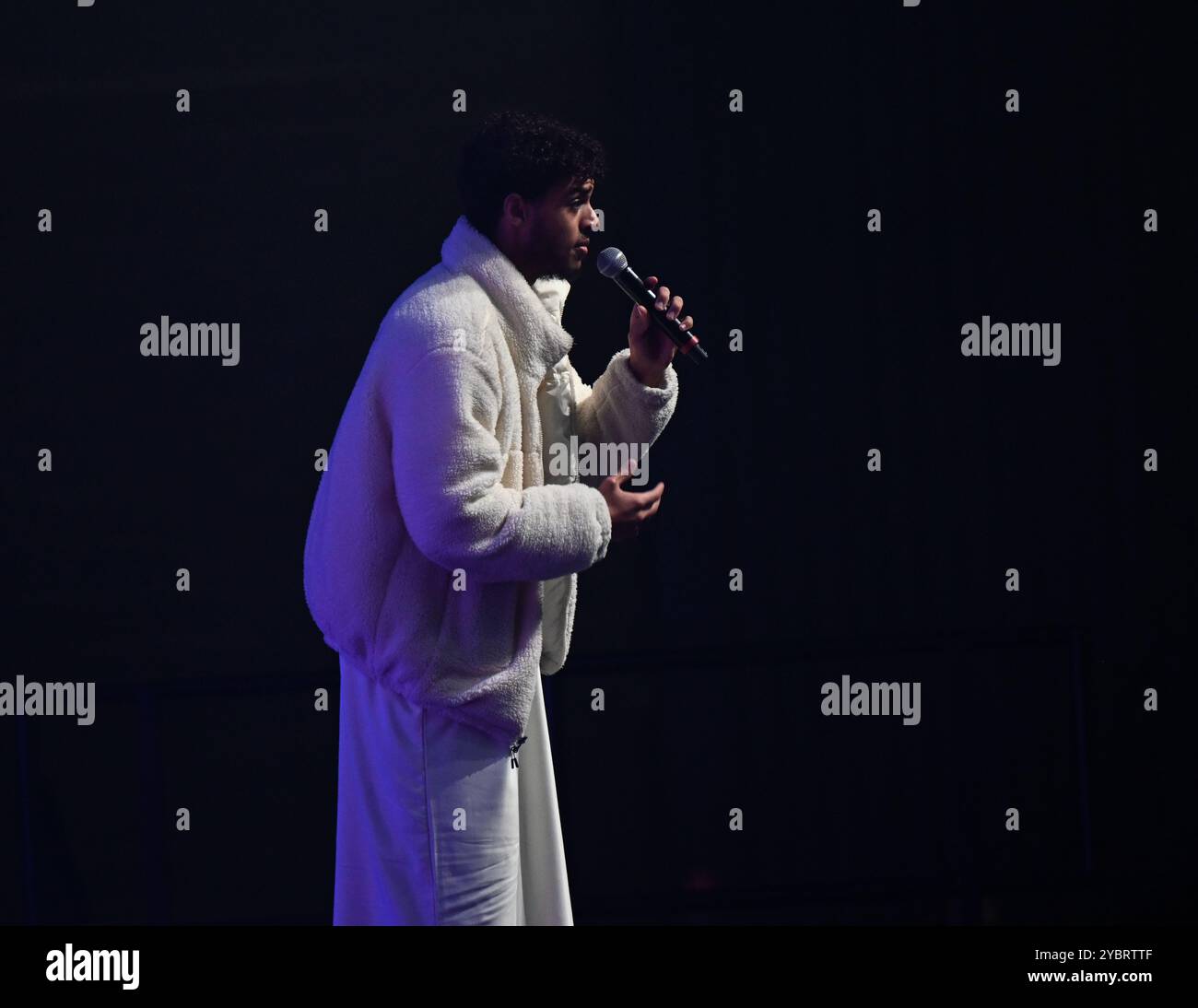 LONDON, ENGLAND: 19th October 2024: Amin Davis performs at the Global ...