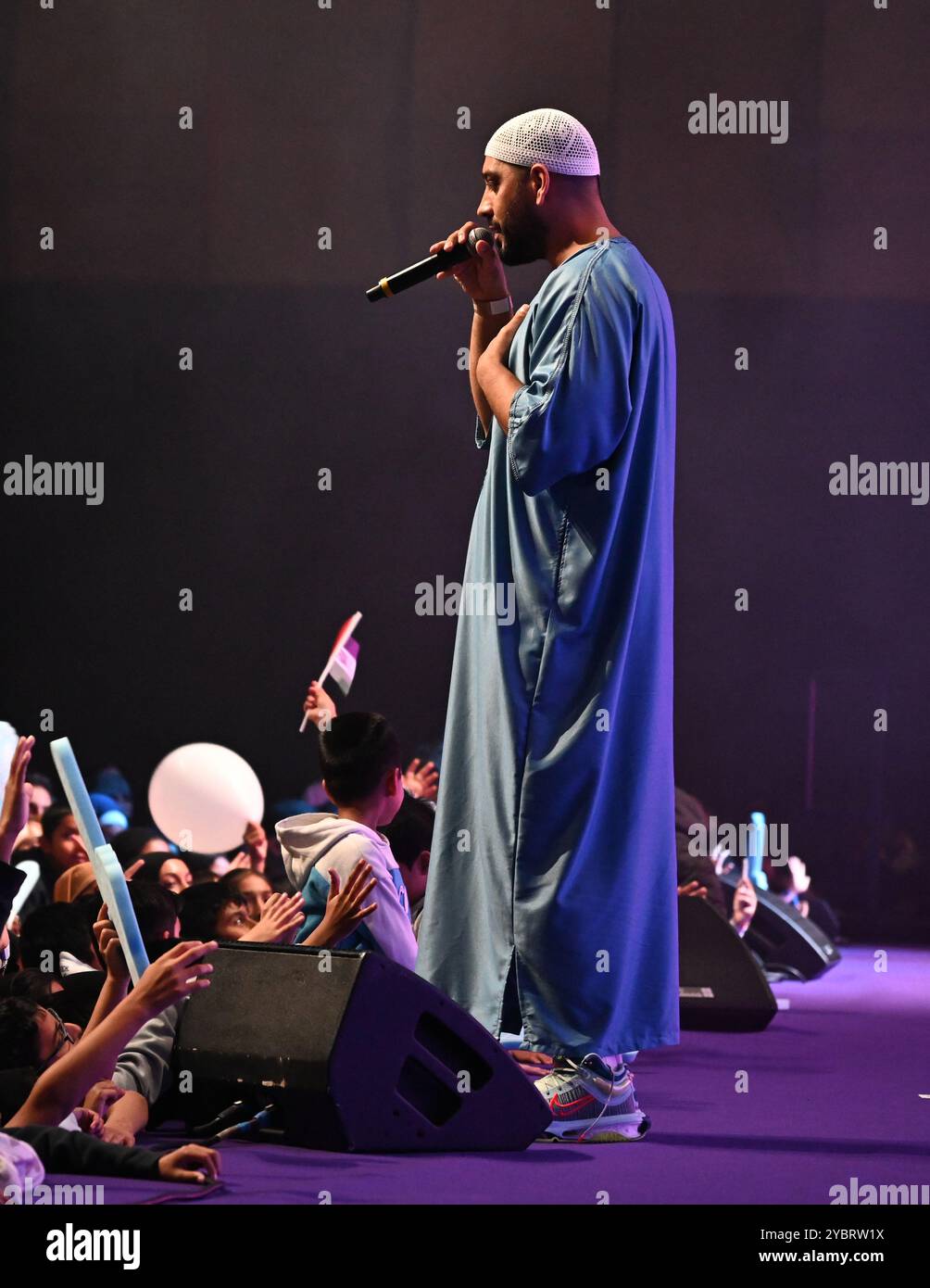 LONDON, ENGLAND: 19th October 2024: Safe Adam performs at the Global ...