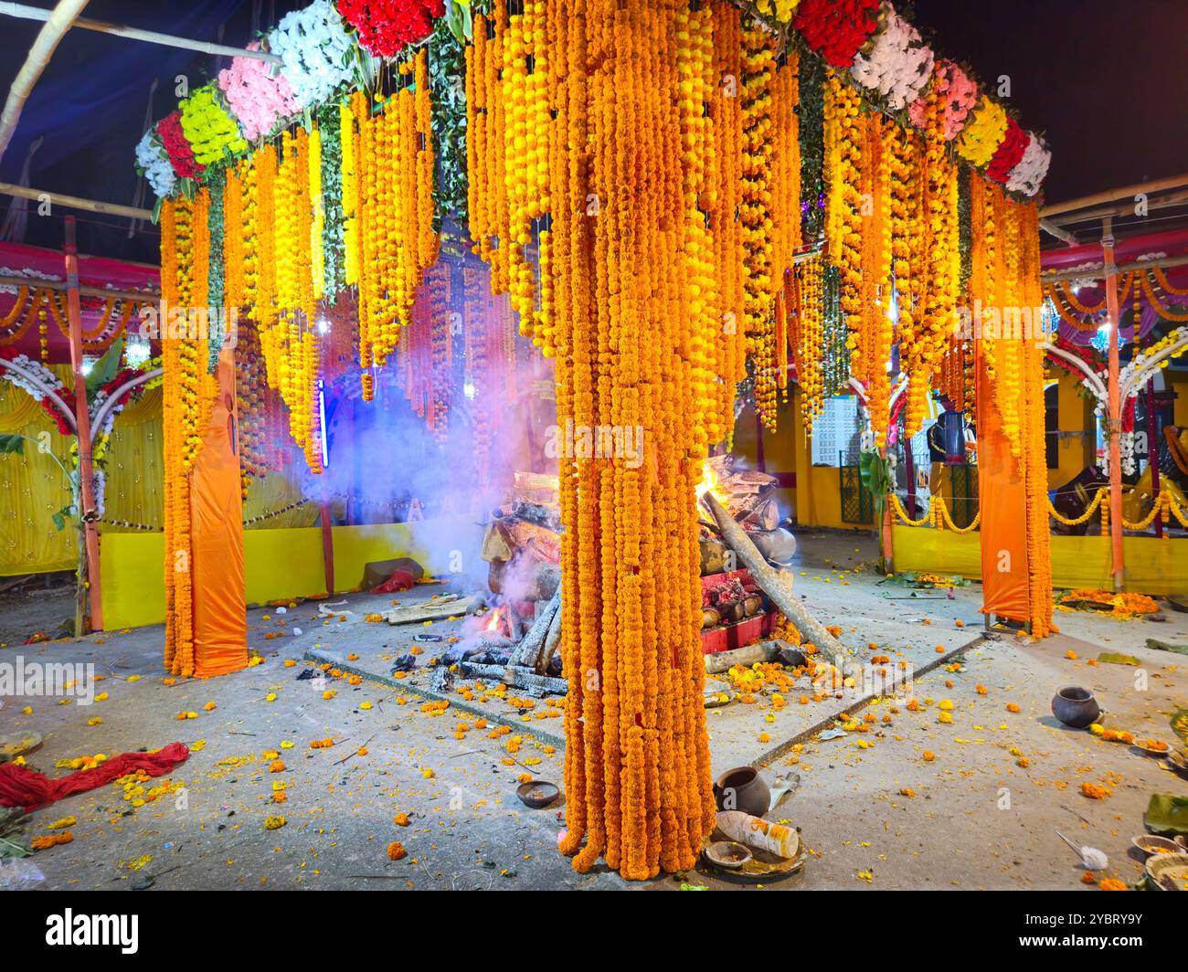 Bhadrak, Odisha, India, 17 Jan 2024: Vishwa Shanti Maha Yagya near ...
