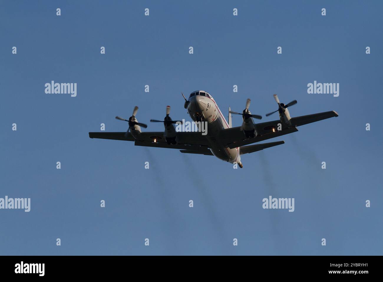 A Lockheed UP-3C Orion Maritime reconnaissance aircraft with the ...