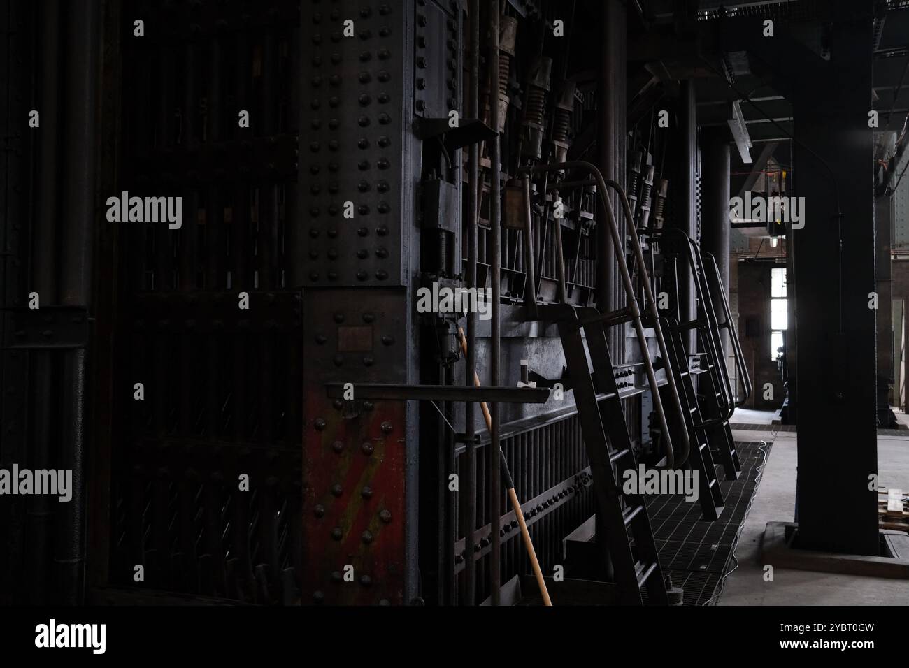Interior ironwork, details of the White Bay Power Station restored as ...