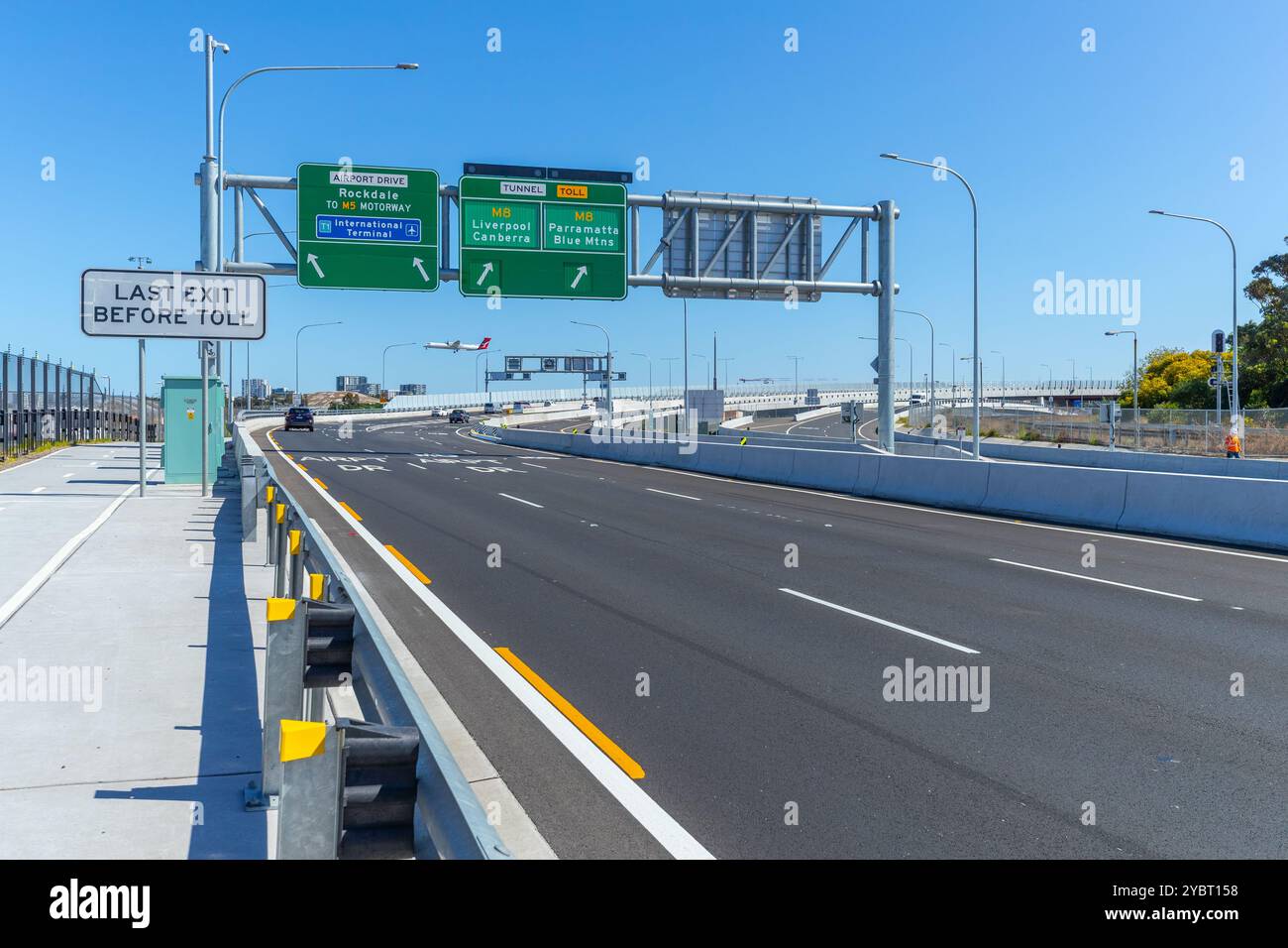 Sydney, Australia. 20 Oct 2024. The new stretch of the Sydney Gateway ...