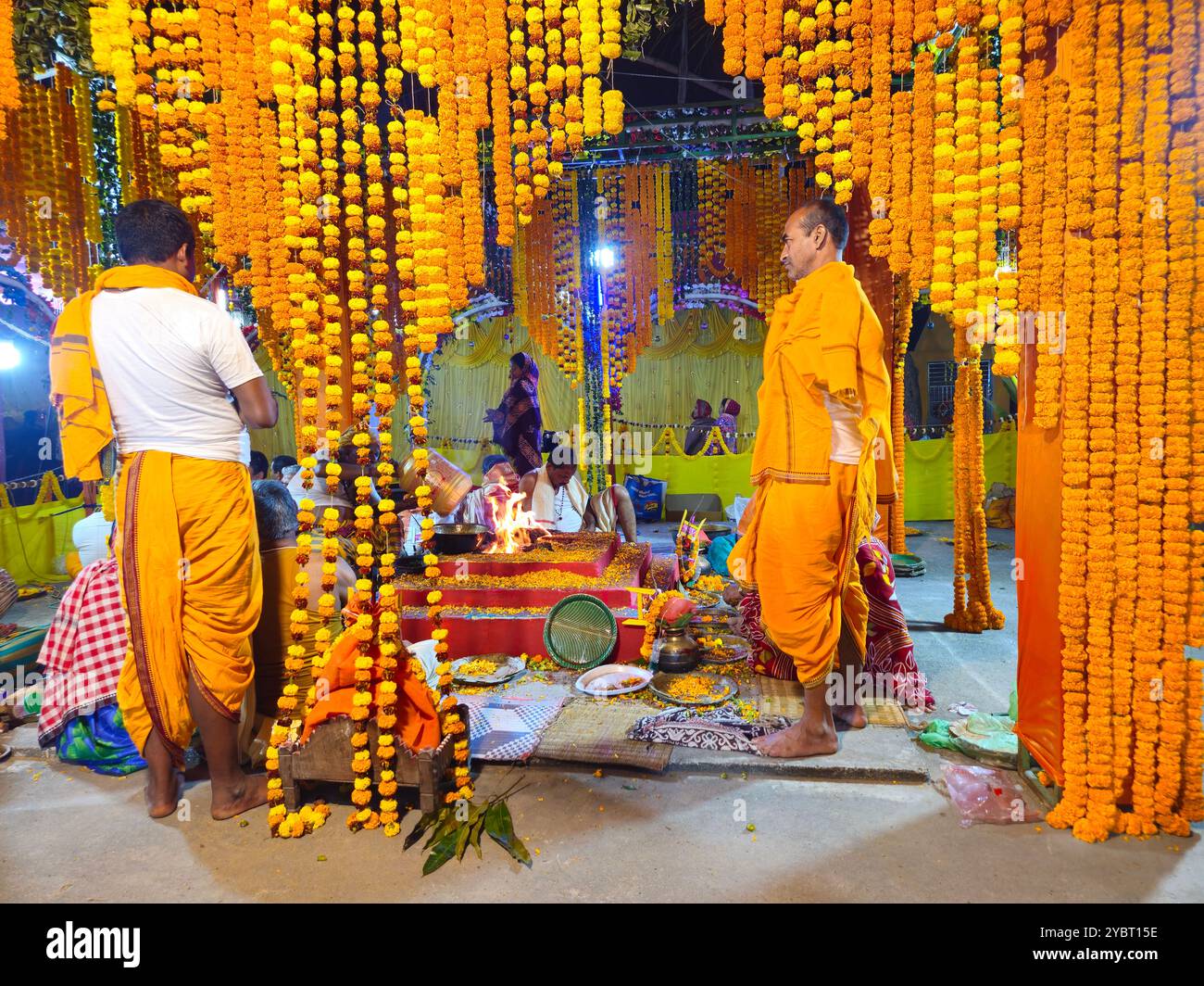Bhadrak, Odisha, India, 17 Jan 2024: Vishwa Shanti Maha Yagya near ...