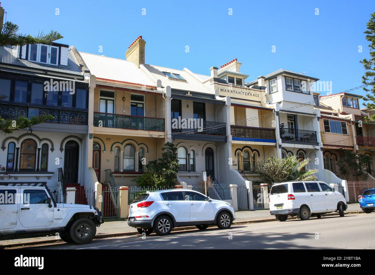 Scott street newcastle new south wales australia hi-res stock ...