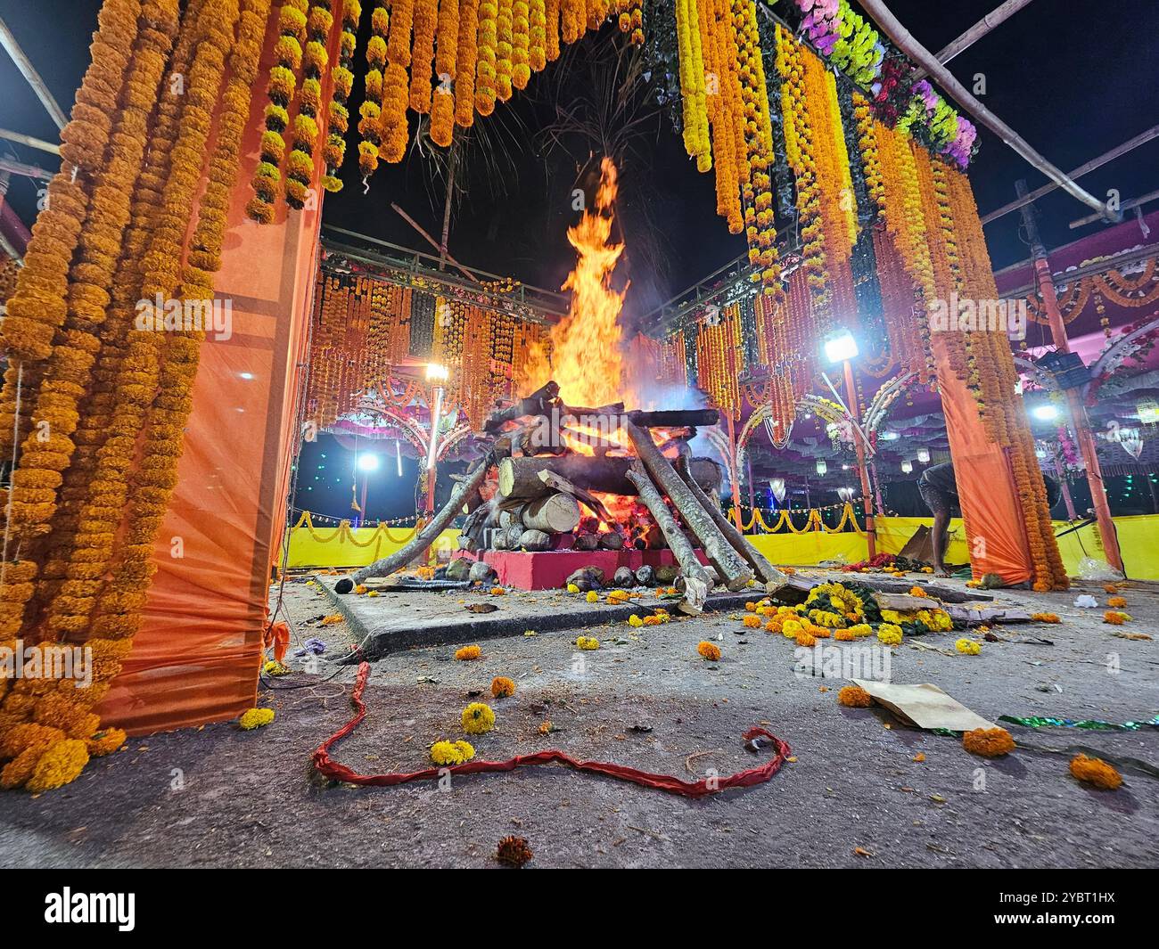 Bhadrak, Odisha, India, 17 Jan 2024: Vishwa Shanti Maha Yagya near ...