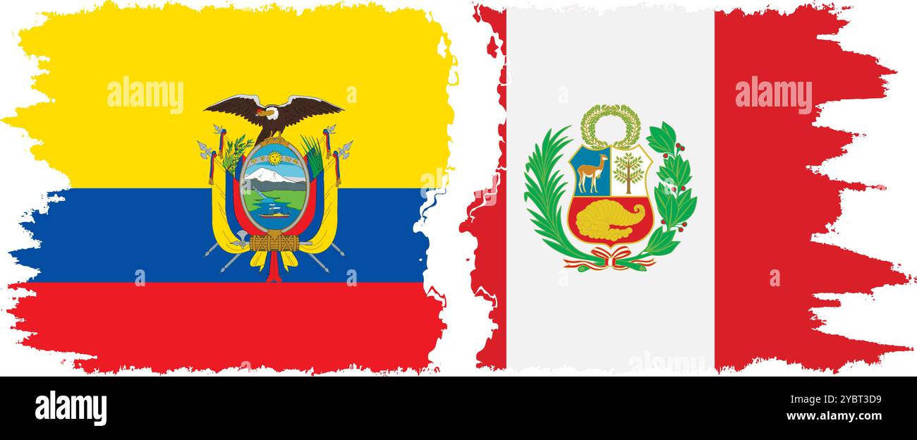 Peru and ecuador Stock Vector Images - Alamy