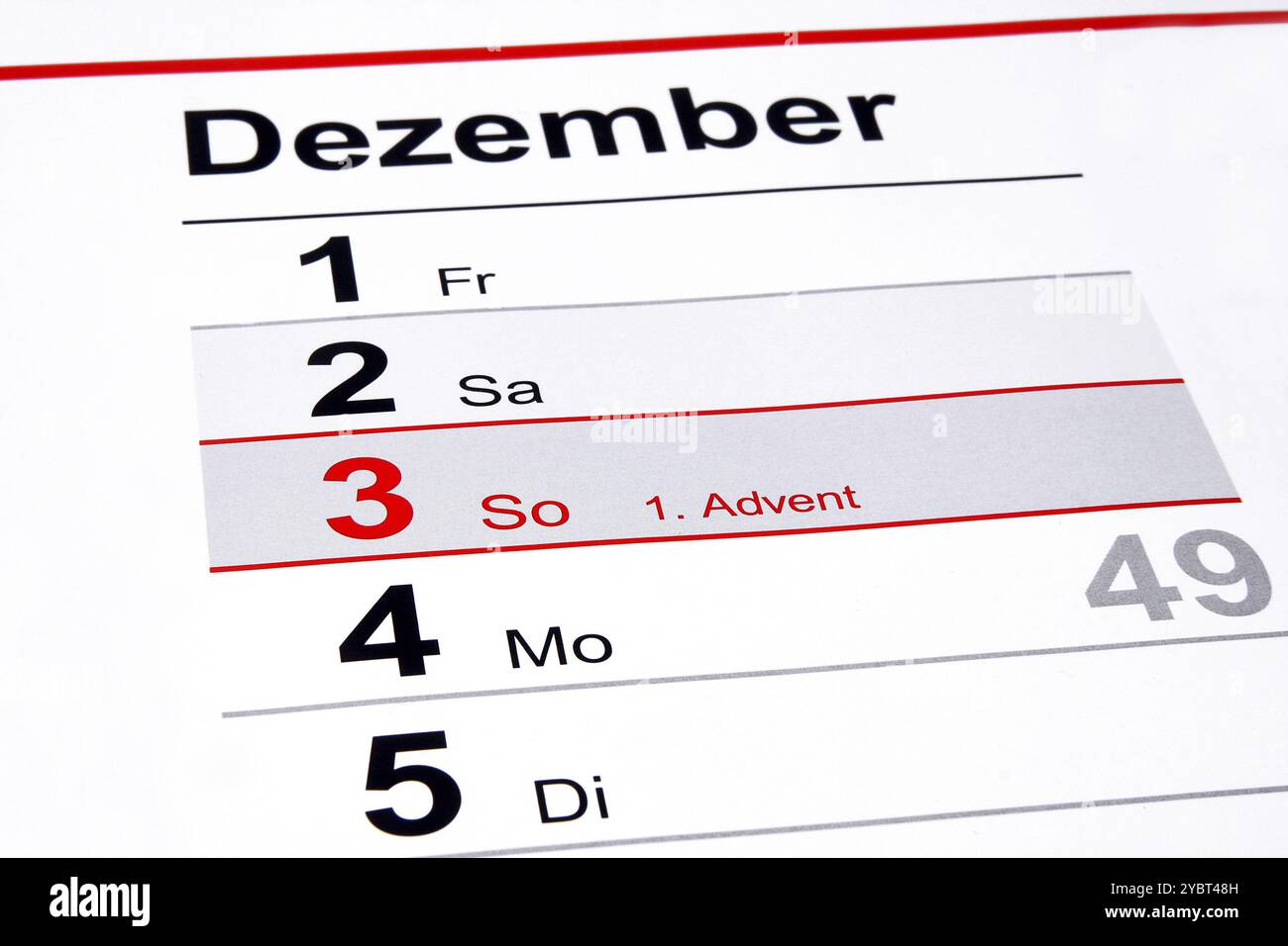 The first advent Stock Photo - Alamy