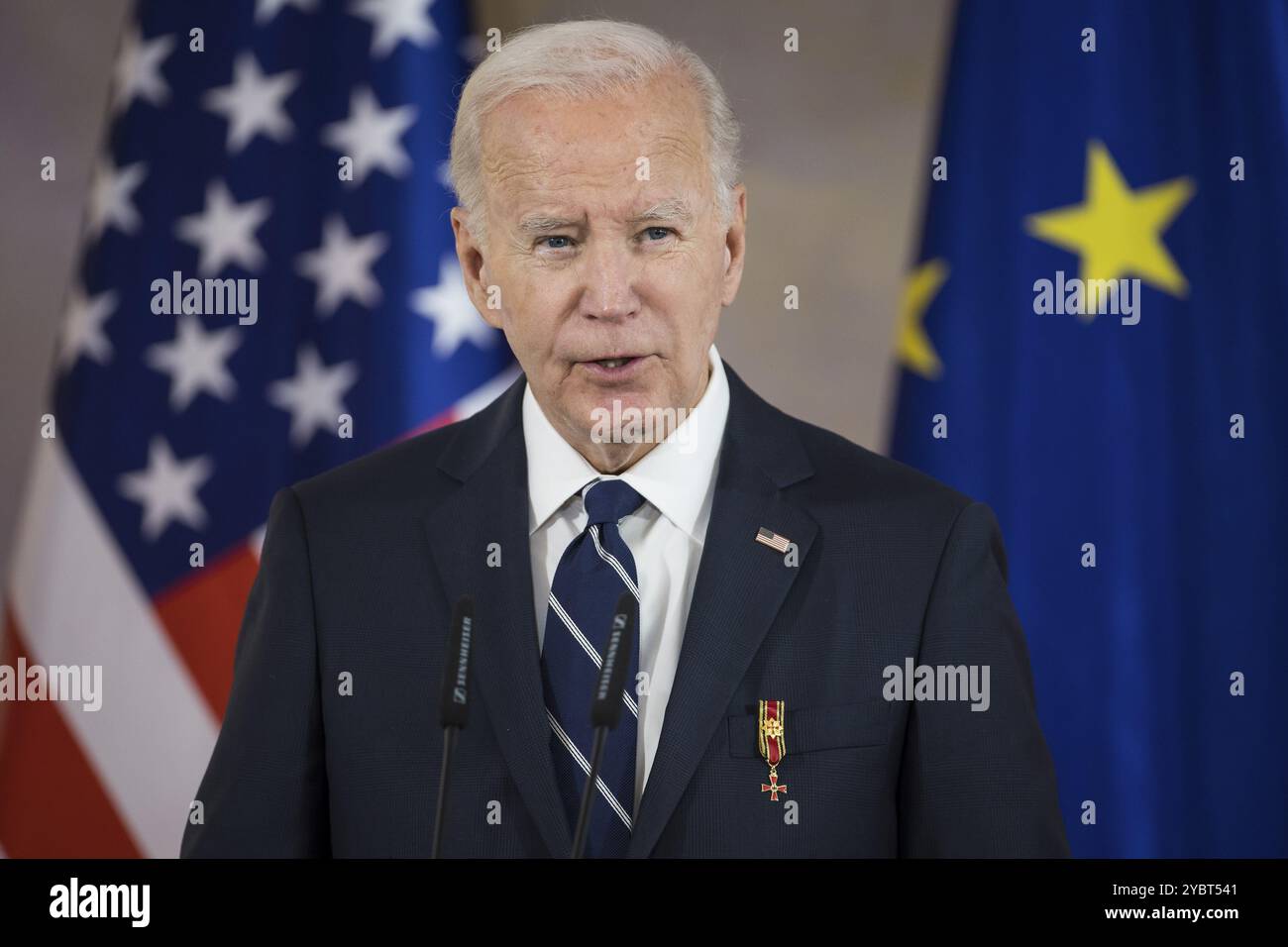 Joe Biden (46th President of the United States) gives a speech of ...