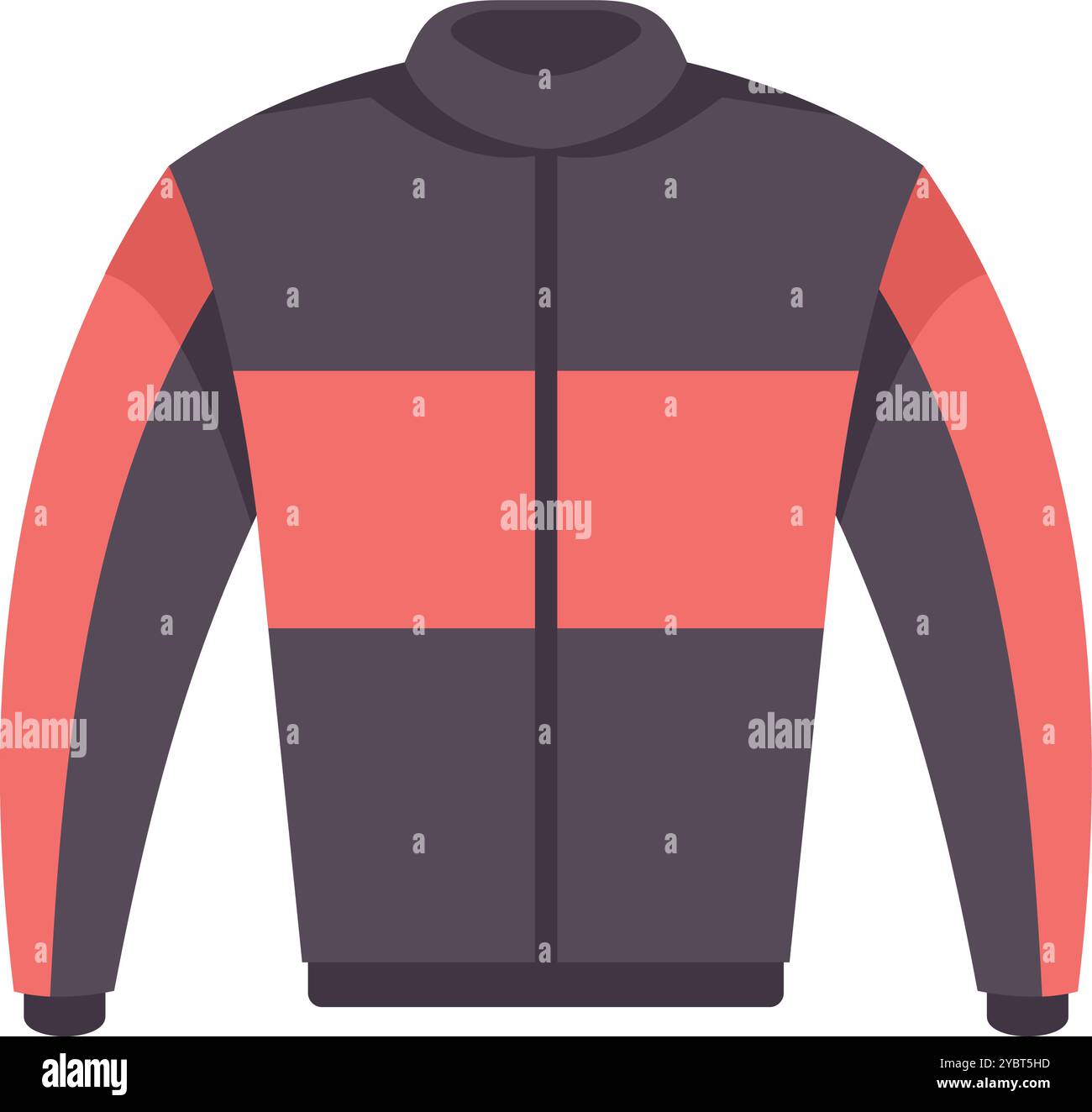 Black windbreaker jacket Stock Vector Images - Alamy
