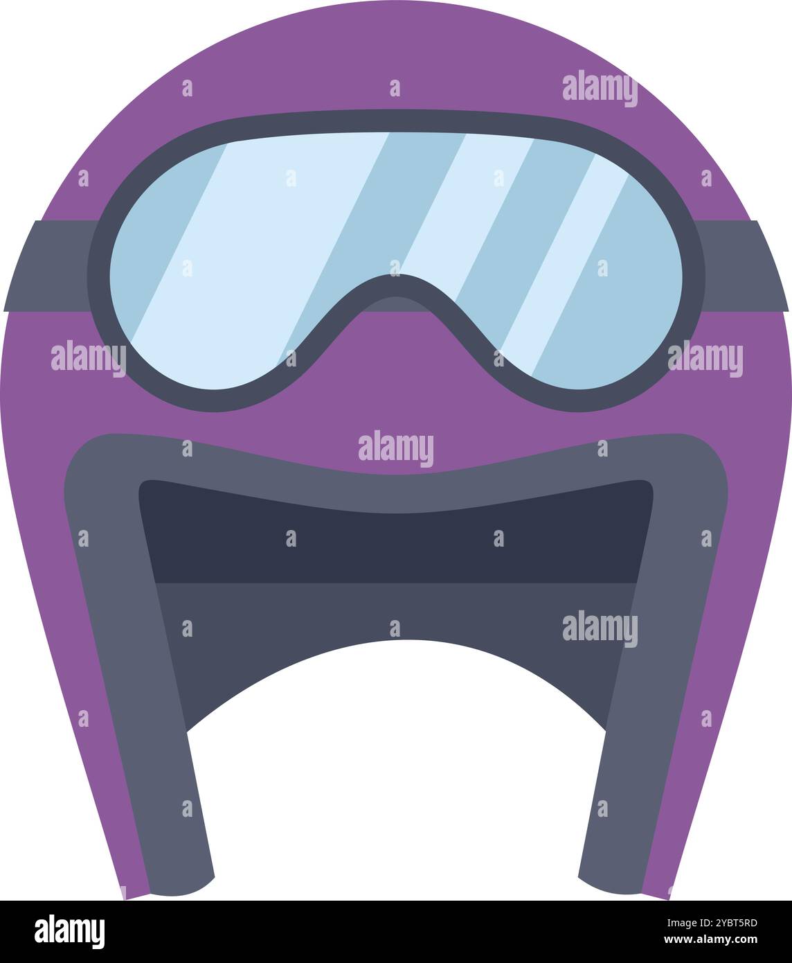 Illustration featuring a purple motorcycle helmet with goggles ...