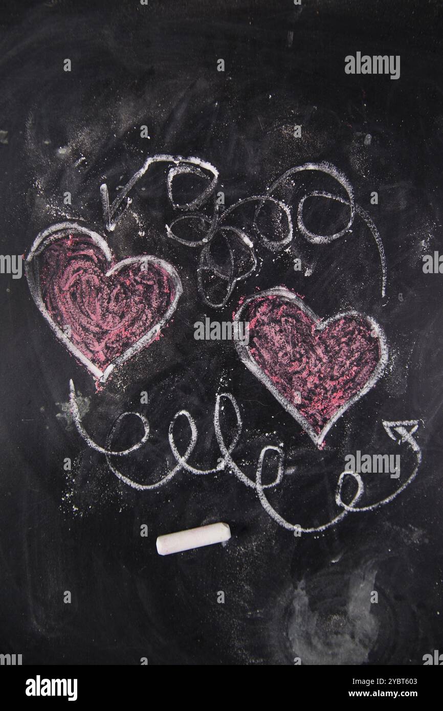 Graphical representation of icons representing the love relationship ...