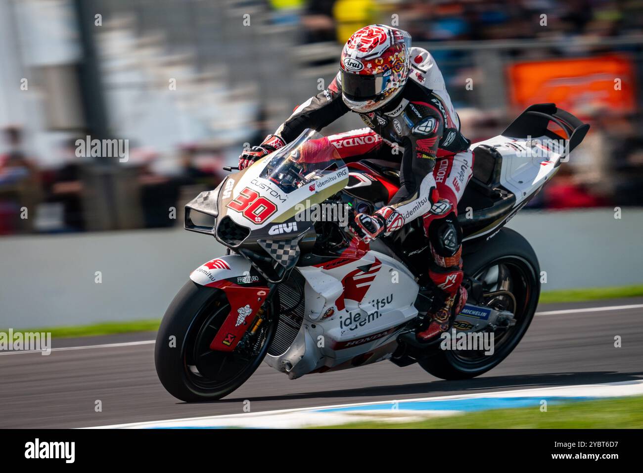 Phillip Island, Victoria, Australia. 20th Oct, 2024. MotoGP LCR Honda rider TAKAAKI NAKAGAMI (30 ...