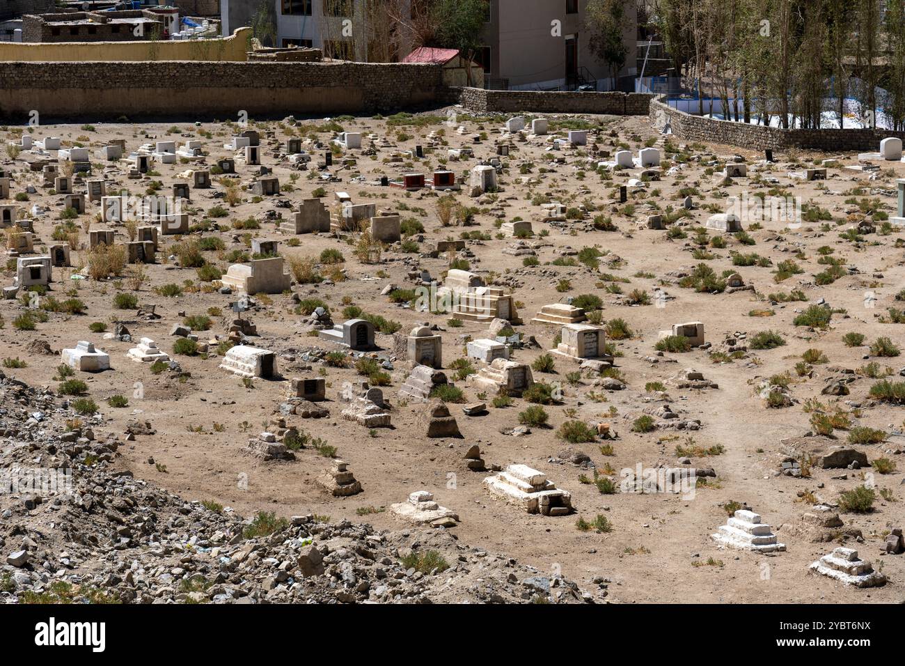 Islamic Cemetery in Leh, India Stock Photo - Alamy