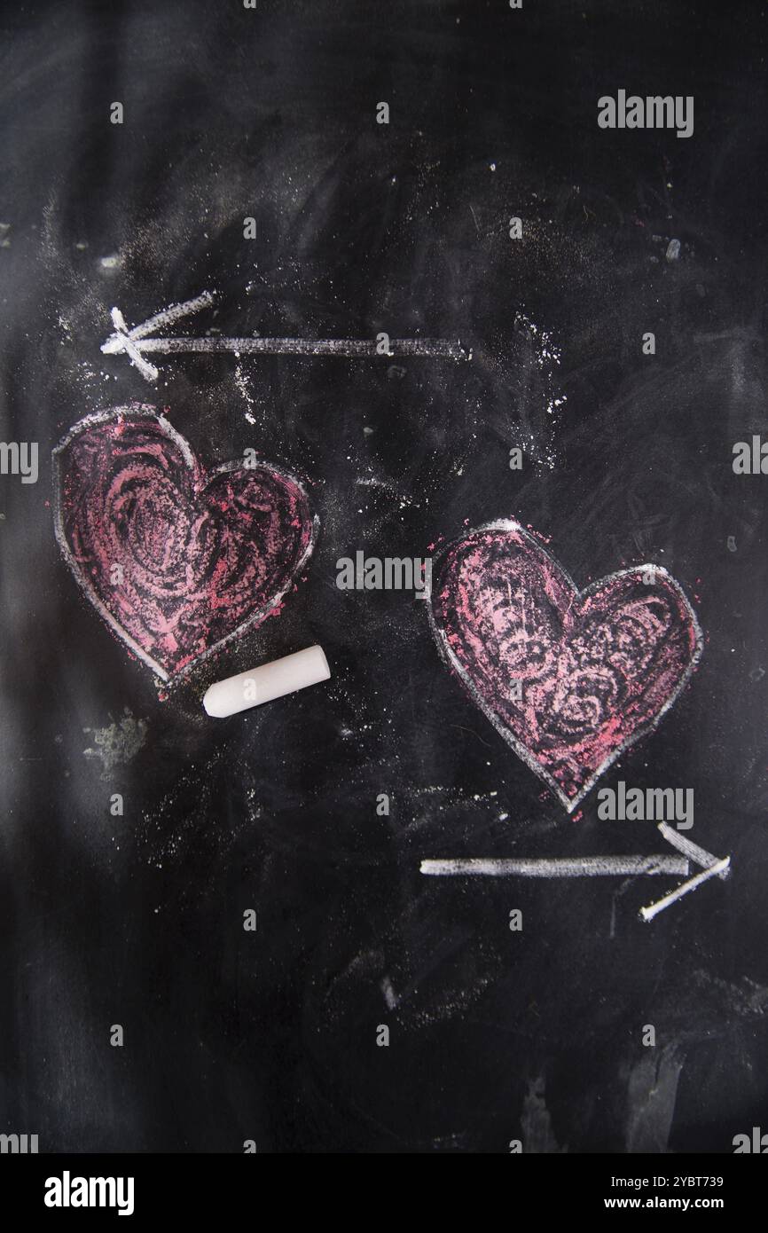 Graphical representation of icons representing the love relationship ...