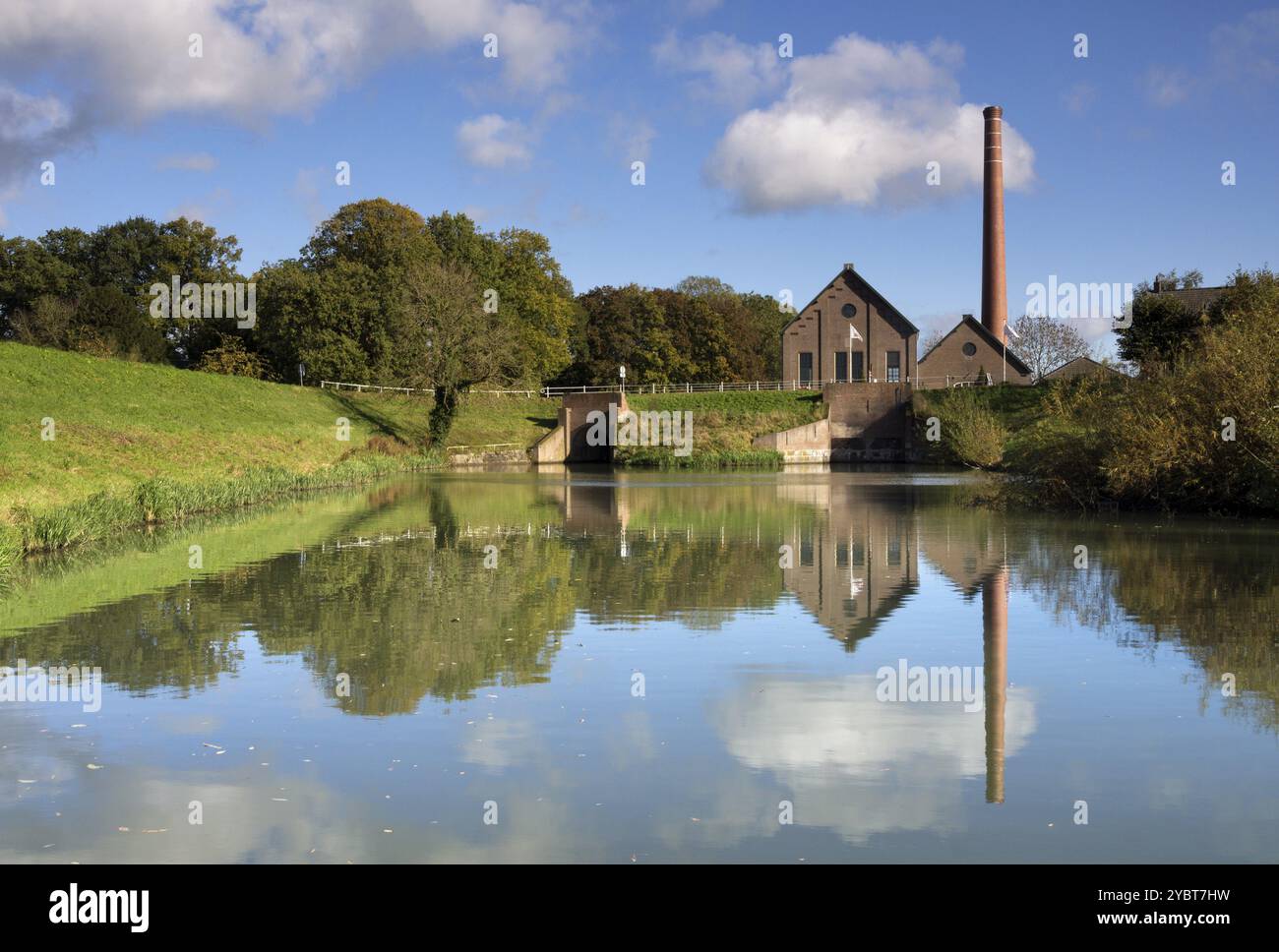 Steam pumping station the Tuut near the Dutch village Appeltern in the ...