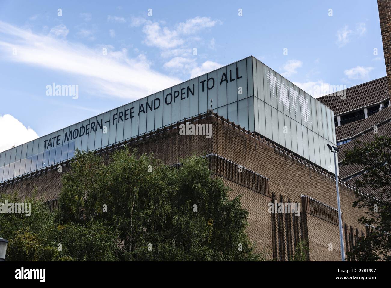 LONDON, UK, August 26, 2023: Tate Modern Gallery. Tate Modern is an art ...