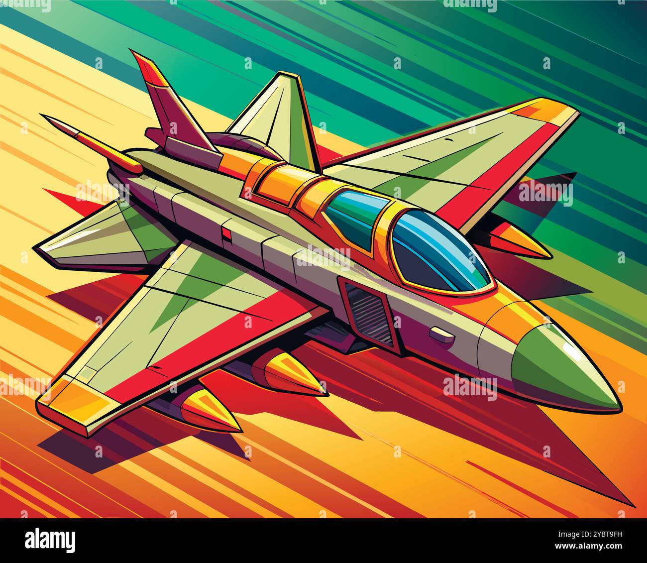 F16 plane Stock Vector Images - Alamy