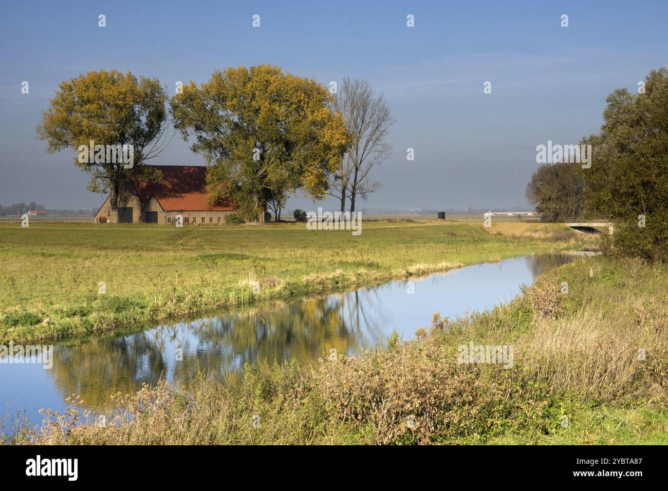 The Bevert is a former creek in the Dutch National Park de Biesbosch ...