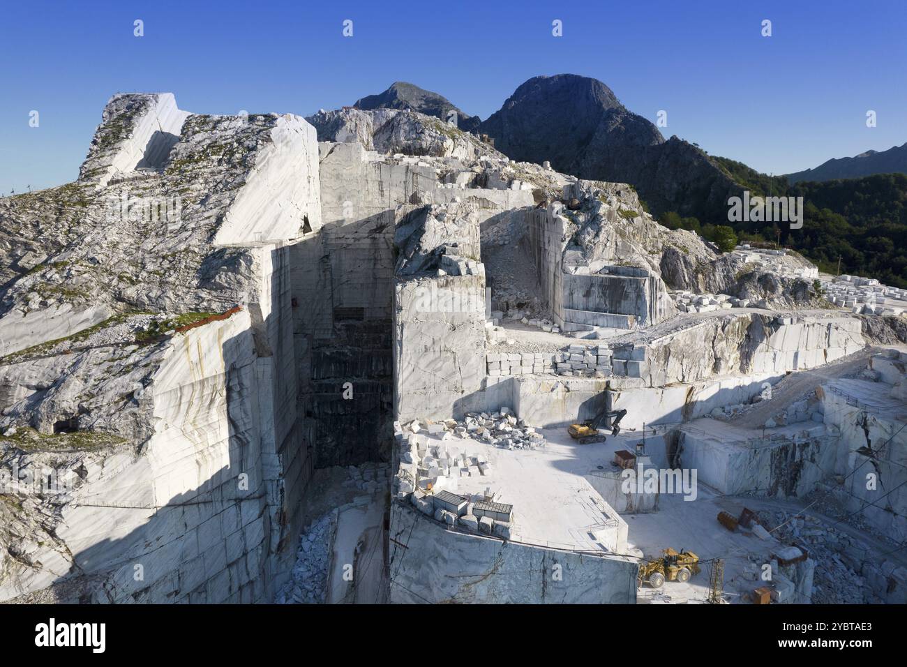 Aerial photographic documentation of a quarry for the extraction of ...