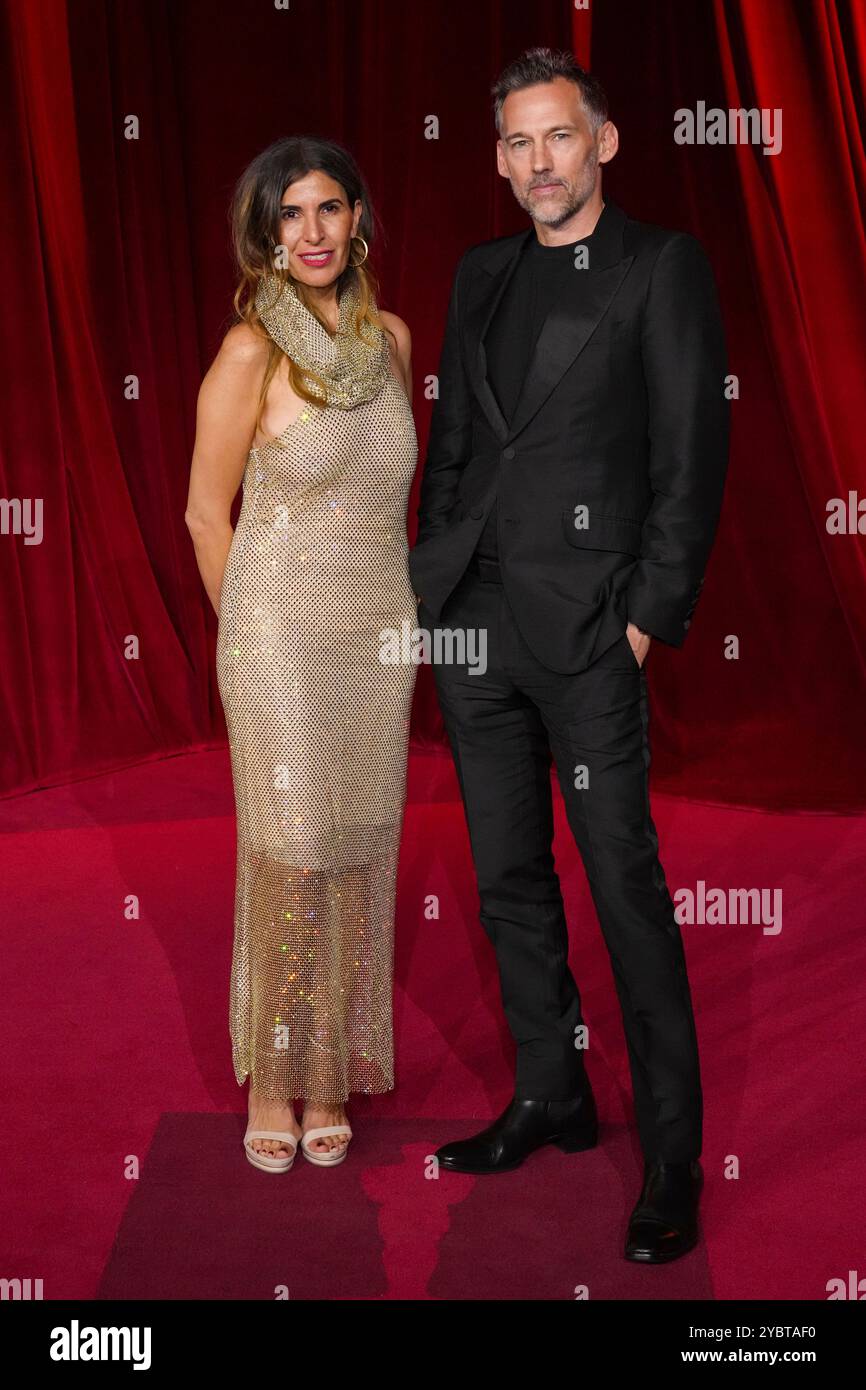 Maha Dakhil, left, and Joel Lubin arrive at the fourth annual Academy ...