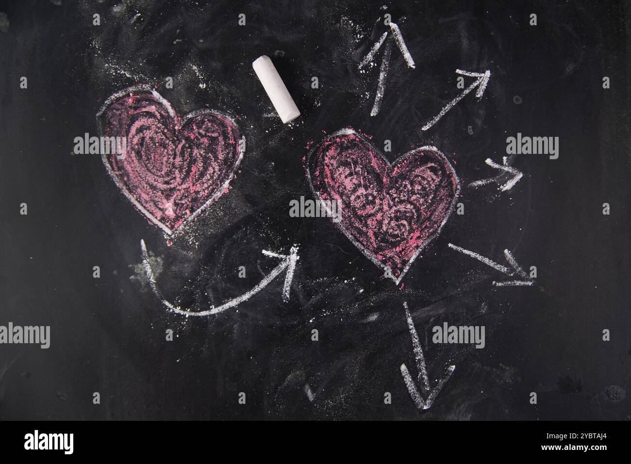 Graphical representation of icons representing the love relationship ...