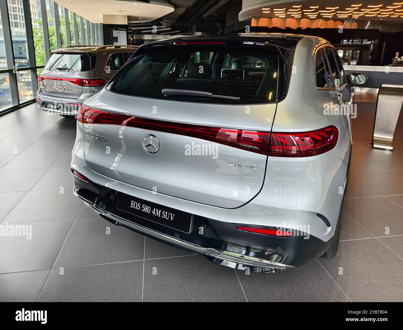KUALA LUMPUR, MALAYSIA - AUGUST 20, 2024: Mercedes car showroom in ...