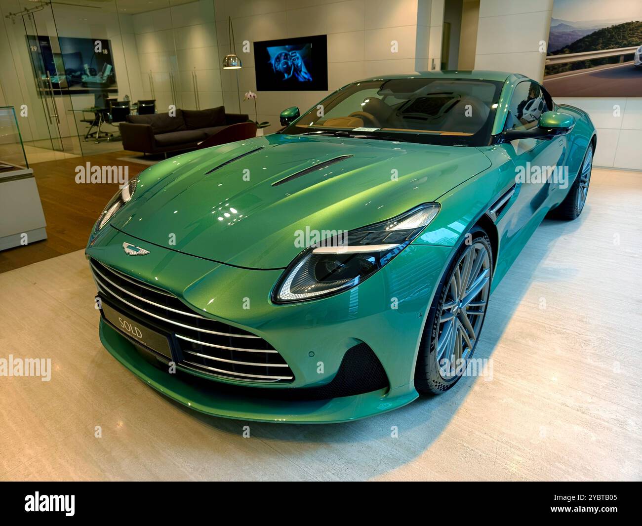 KUALA LUMPUR, MALAYSIA - AUGUST 20, 2024: Aston Martrin car showroom in ...