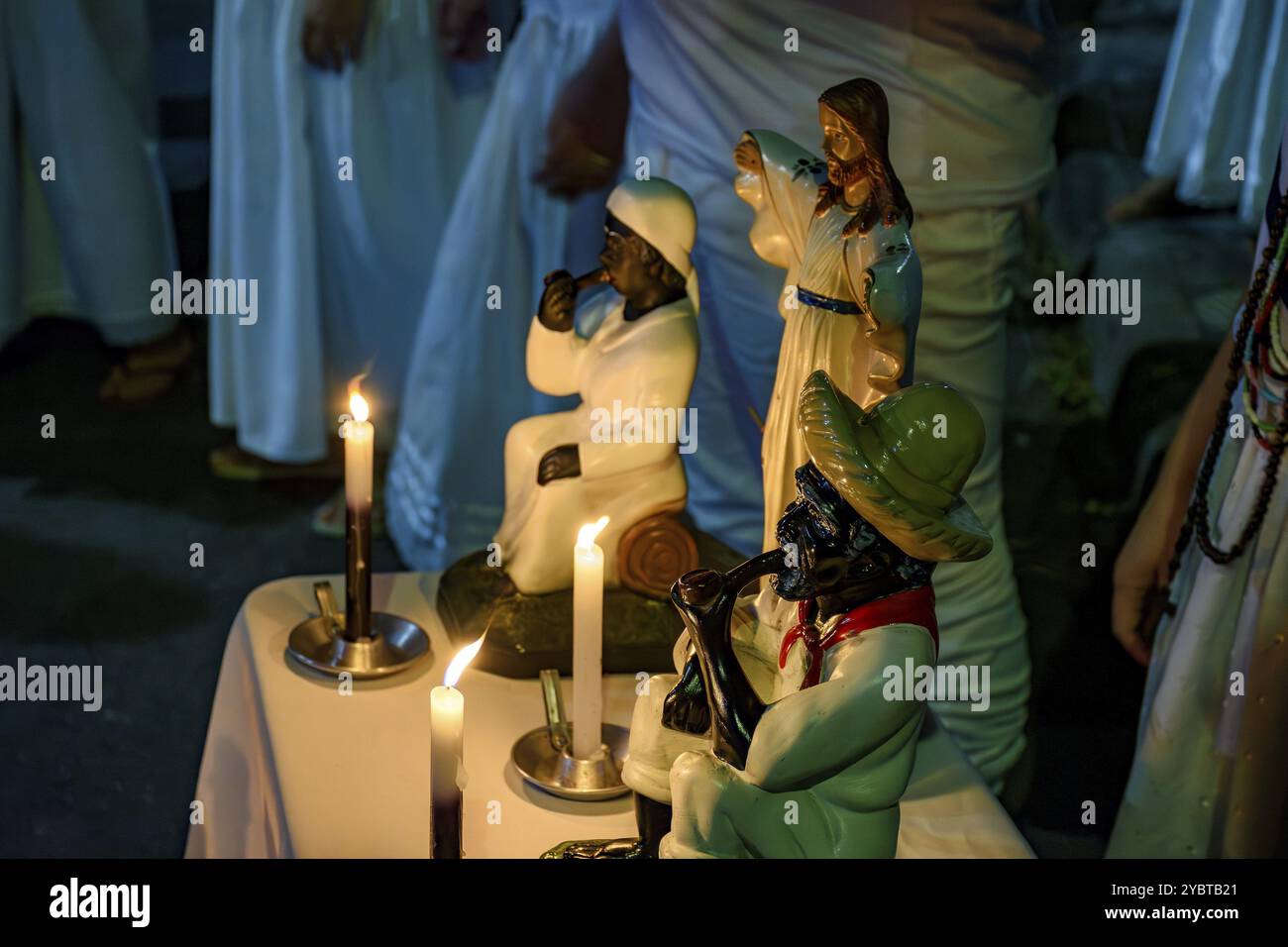 Ceremony honoring the entities and deities present in Umbanda and ...