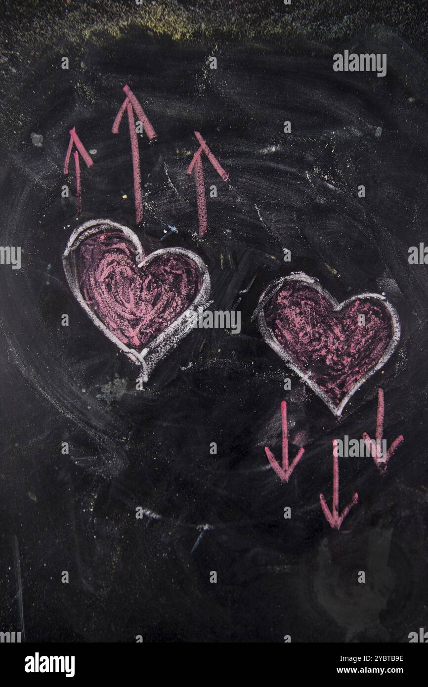 Graphical representation of icons representing the love relationship ...