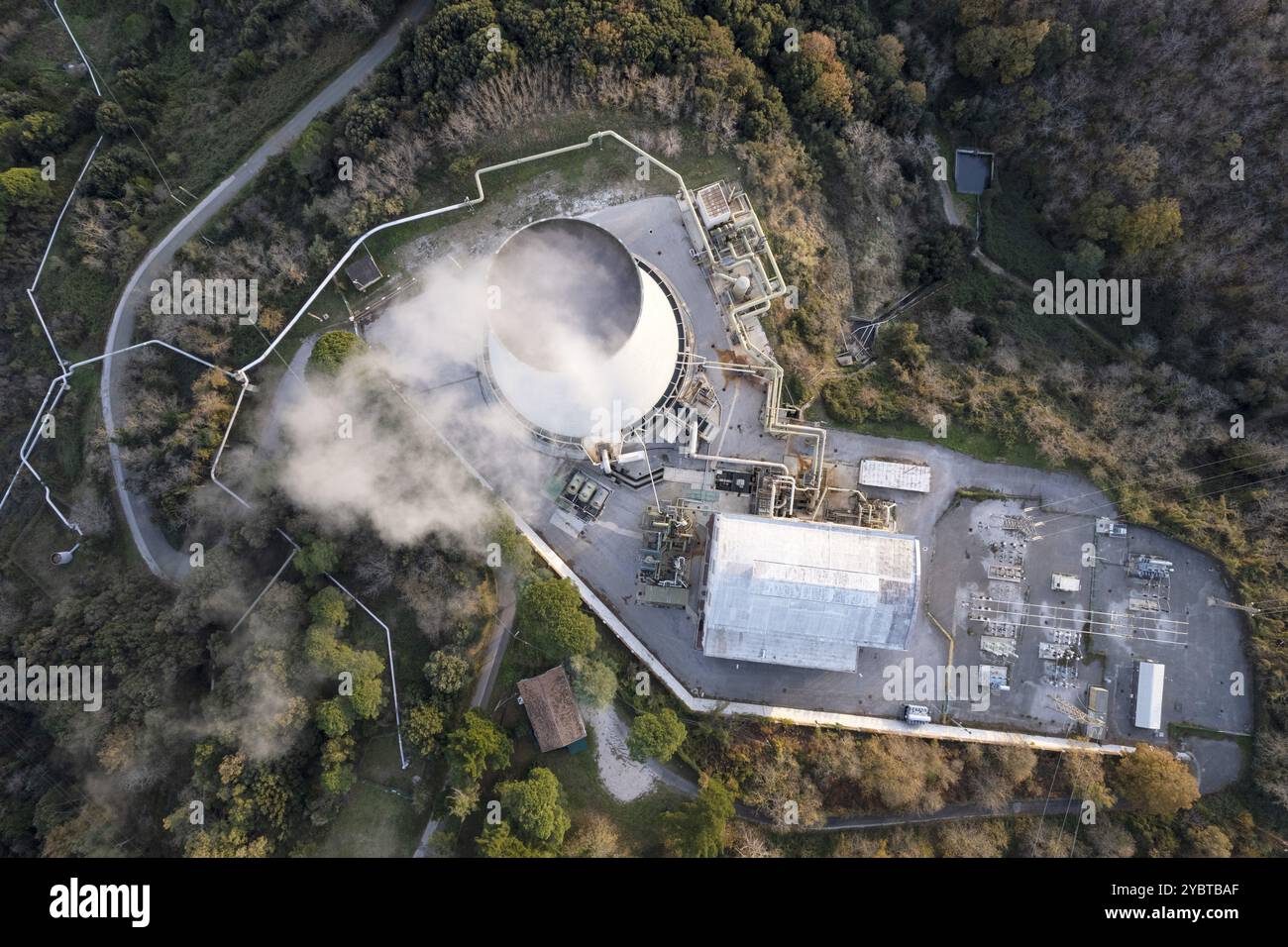 Aerial documentation of the industrial plants for the exploitation of ...