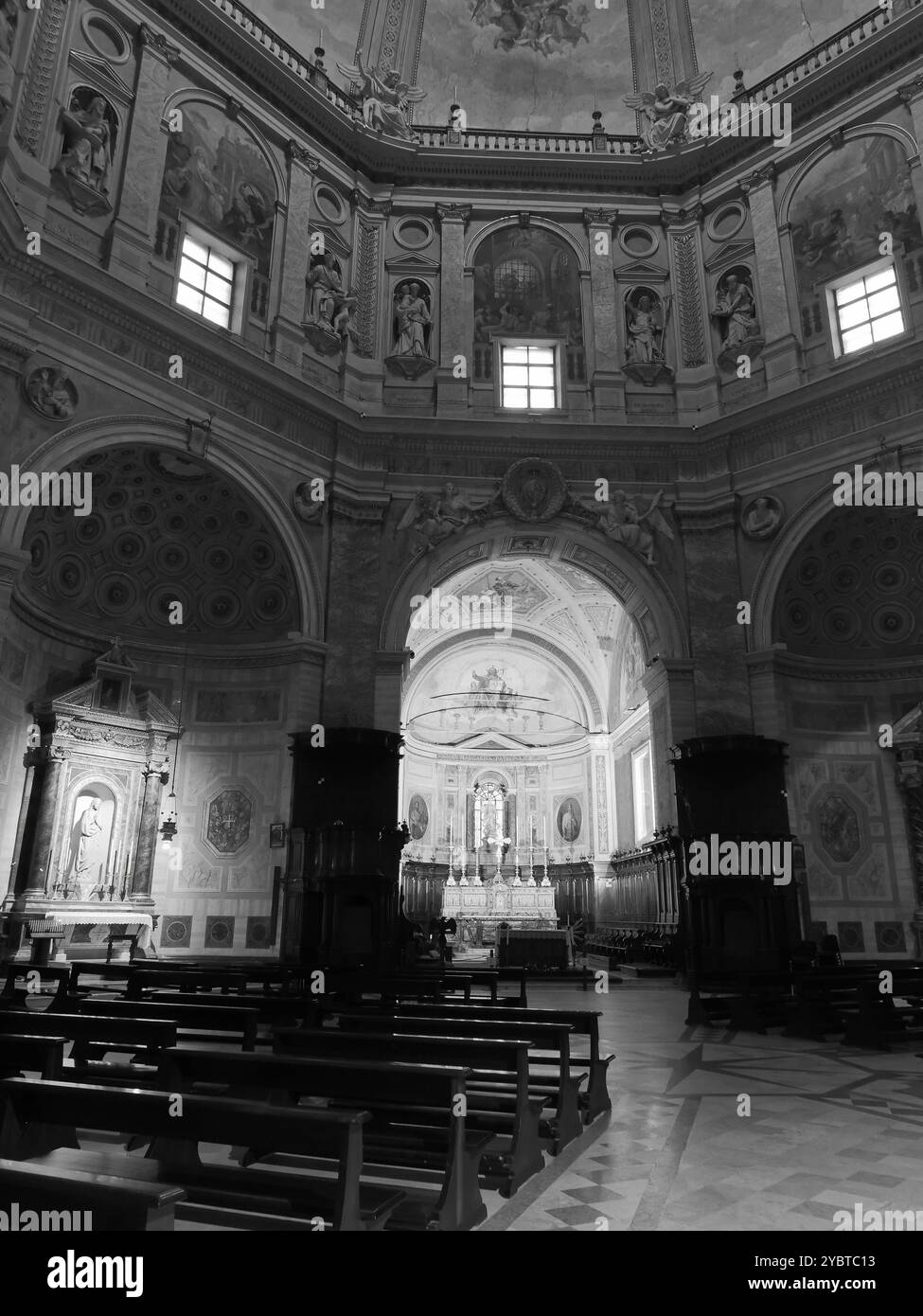 Interior of Basilica di Santa Margherita aka Montefiascone Cathedral in ...