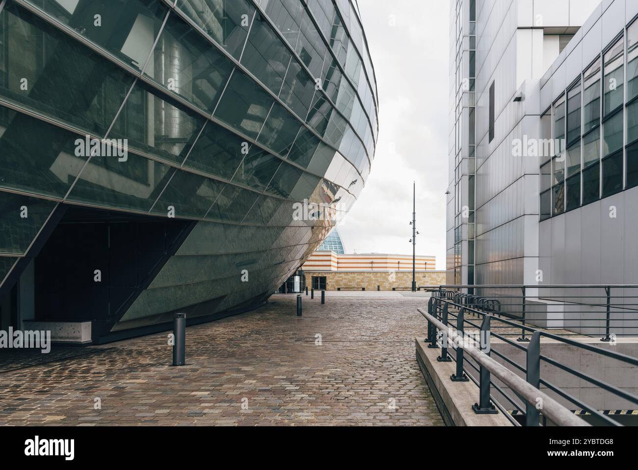 Bremerhaven, Germany, August 6 2019: Klimahaus, a museum on climate and ...