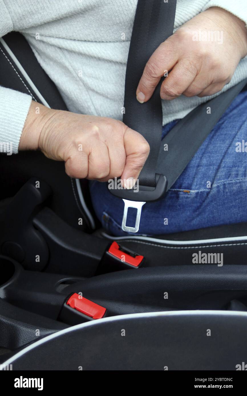 Buckle up first Stock Photo - Alamy