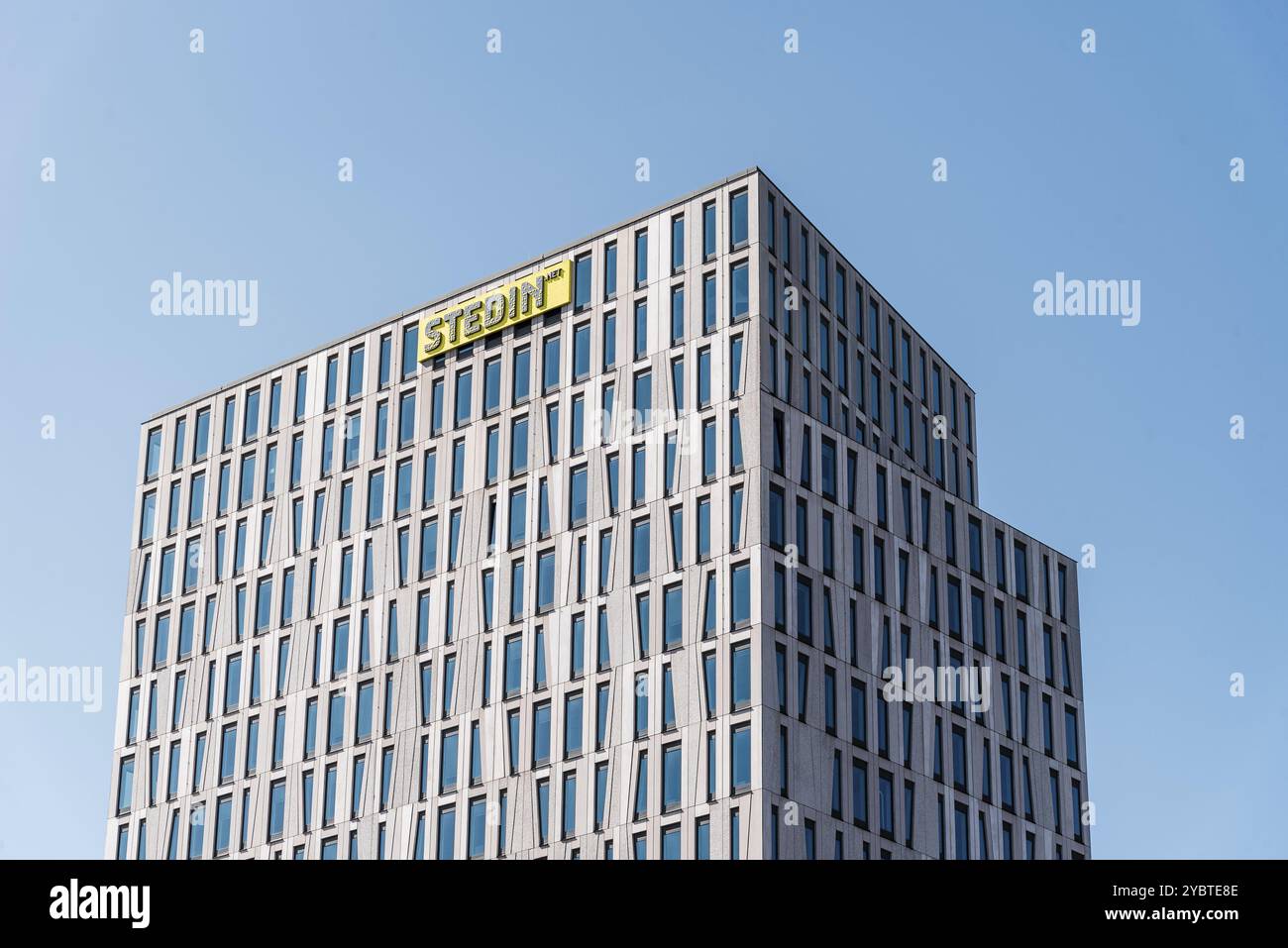 Rotterdam, Netherlands, May 8, 2022: Stedin corporation office building ...
