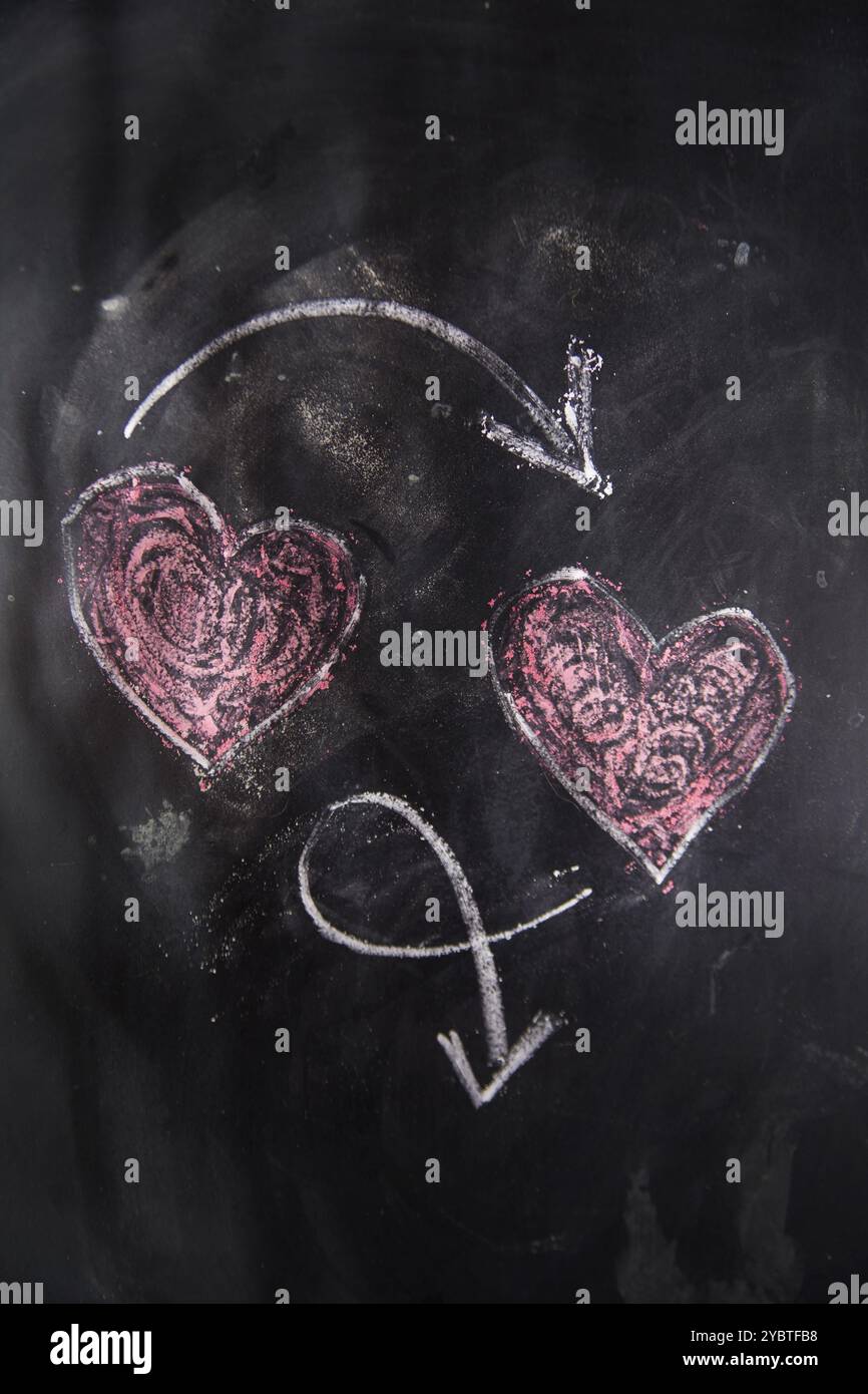 Graphical representation of icons representing the love relationship ...