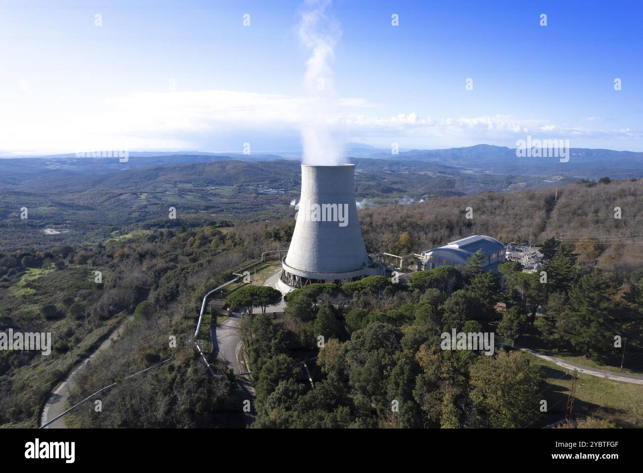 Aerial documentation of the industrial plants for the exploitation of ...