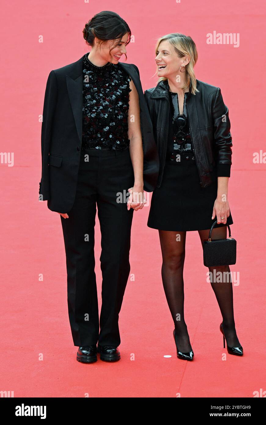 Rome, Italy. 19th Oct, 2024. Léa Luce Busato and Melanie Laurent attend ...