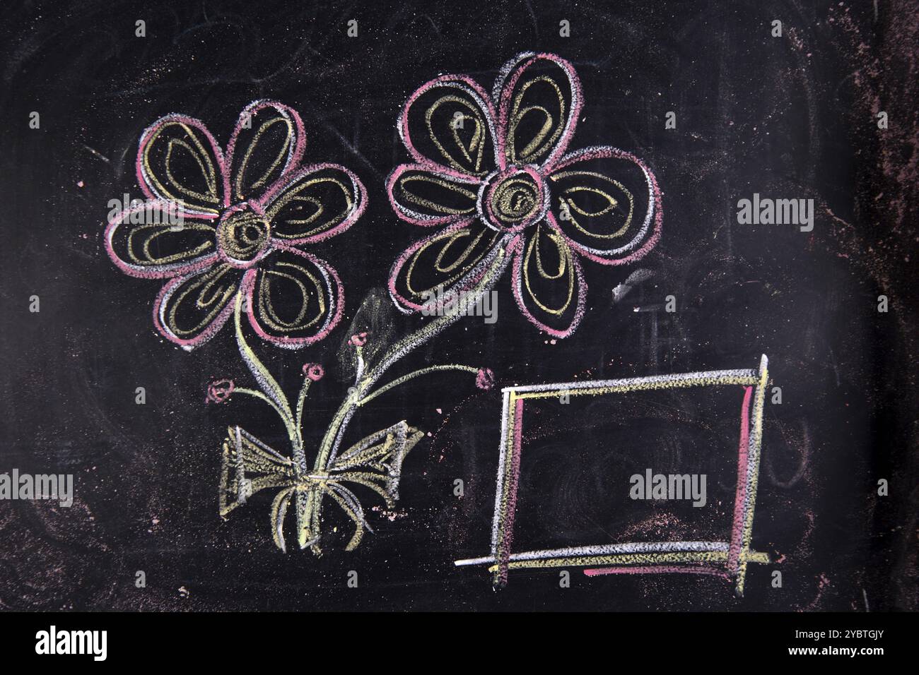 Graphical representation of two flower, symbol of love and gratitude ...